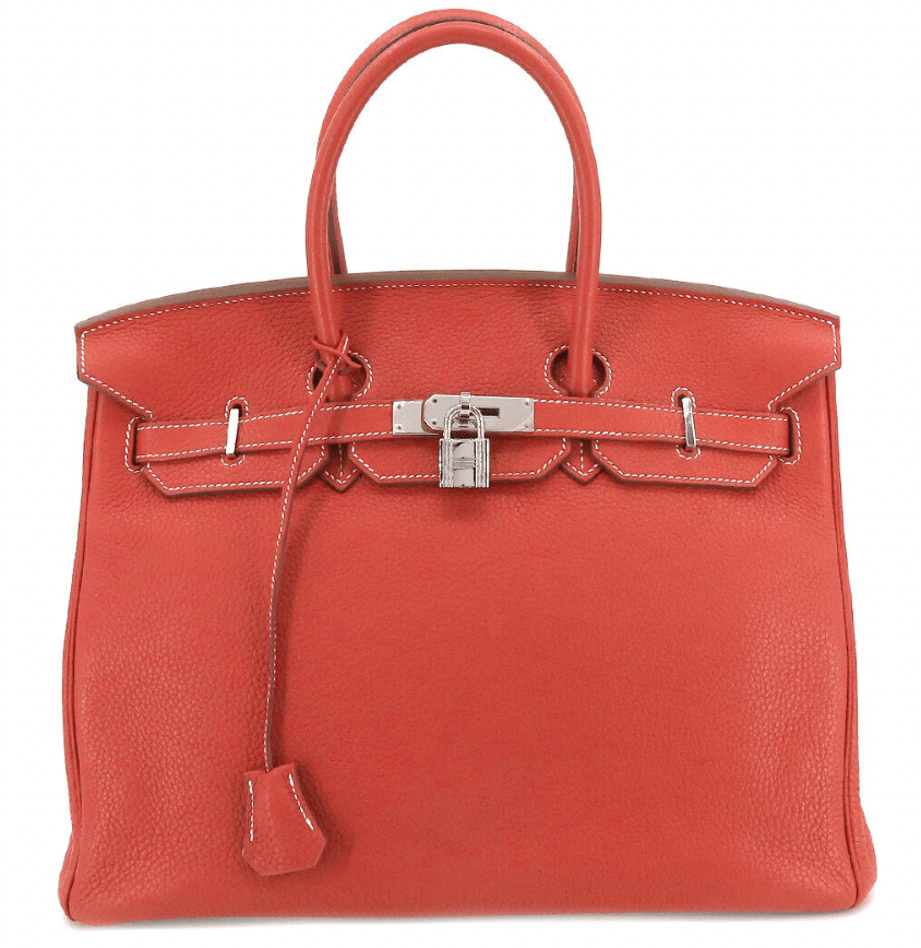 Hermes Birkin Eclat 30 Hand Bag Taurillon Clemence Sanguine Purse ASC3 – Luxury Promise