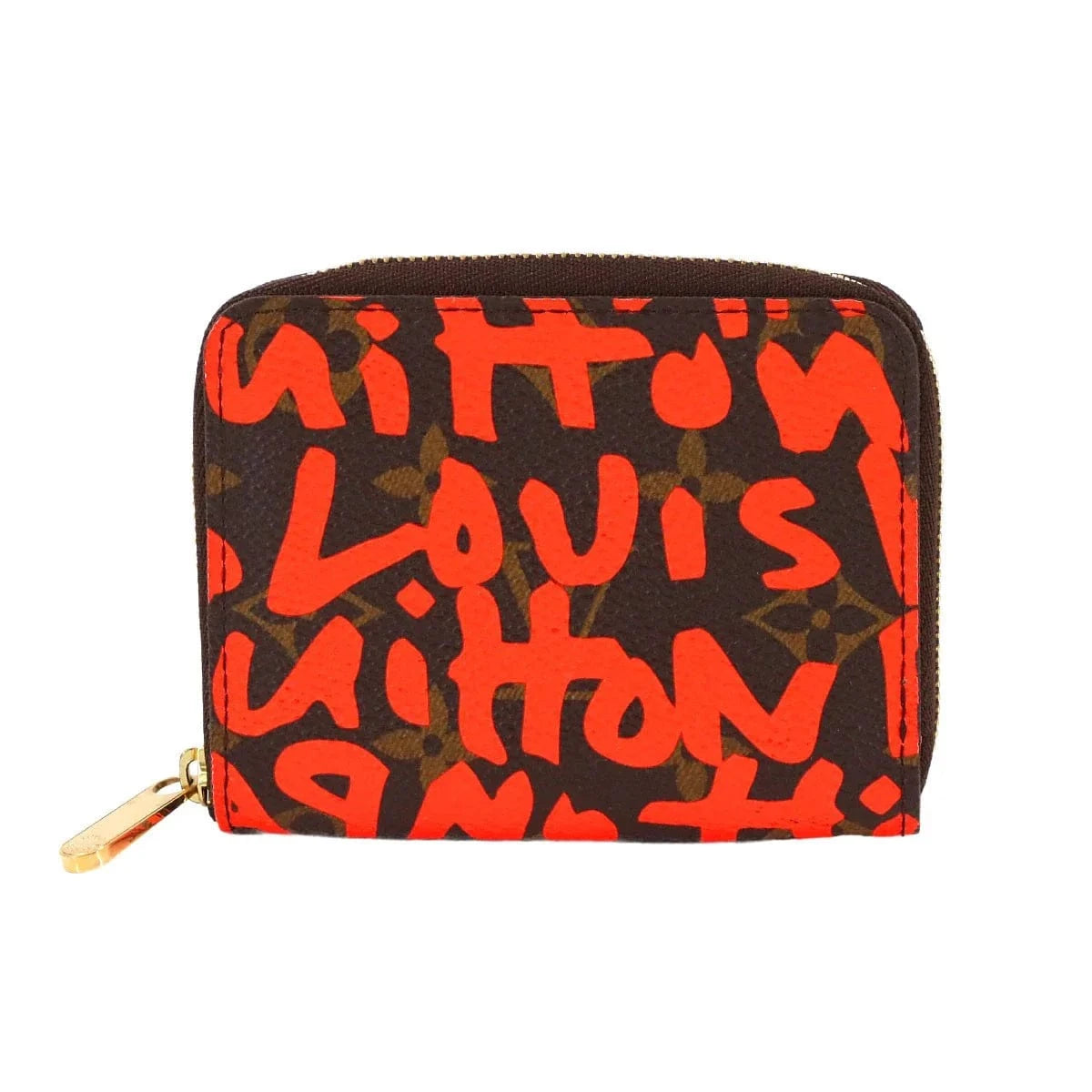 LOUIS VUITTON Monogram Graffiti Zippy Coin Purse Orange M93708 9028764 – Luxury Promise
