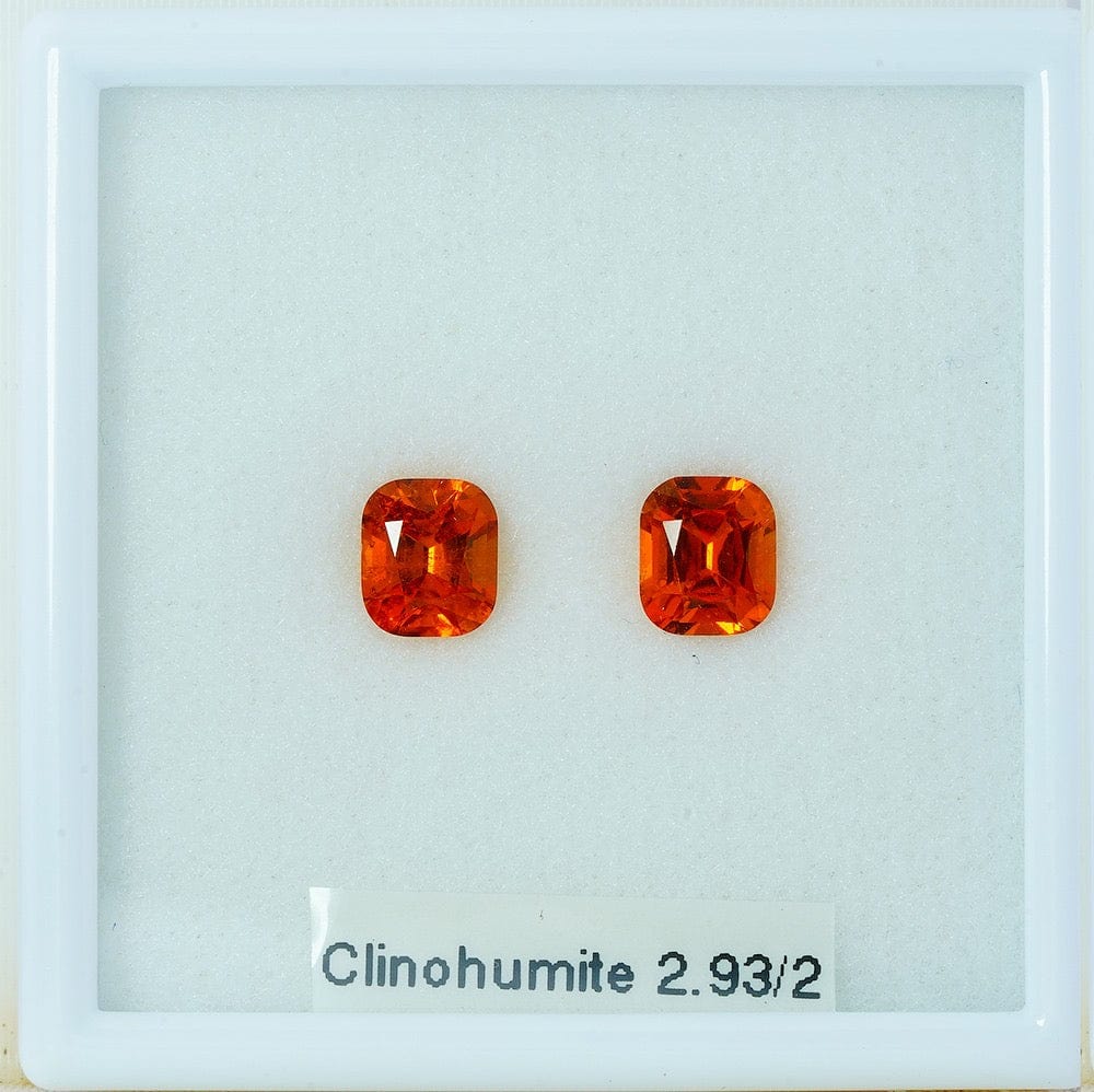 2.93ct Fire Clinohumite PAIR RDC0538 – Luxury Promise