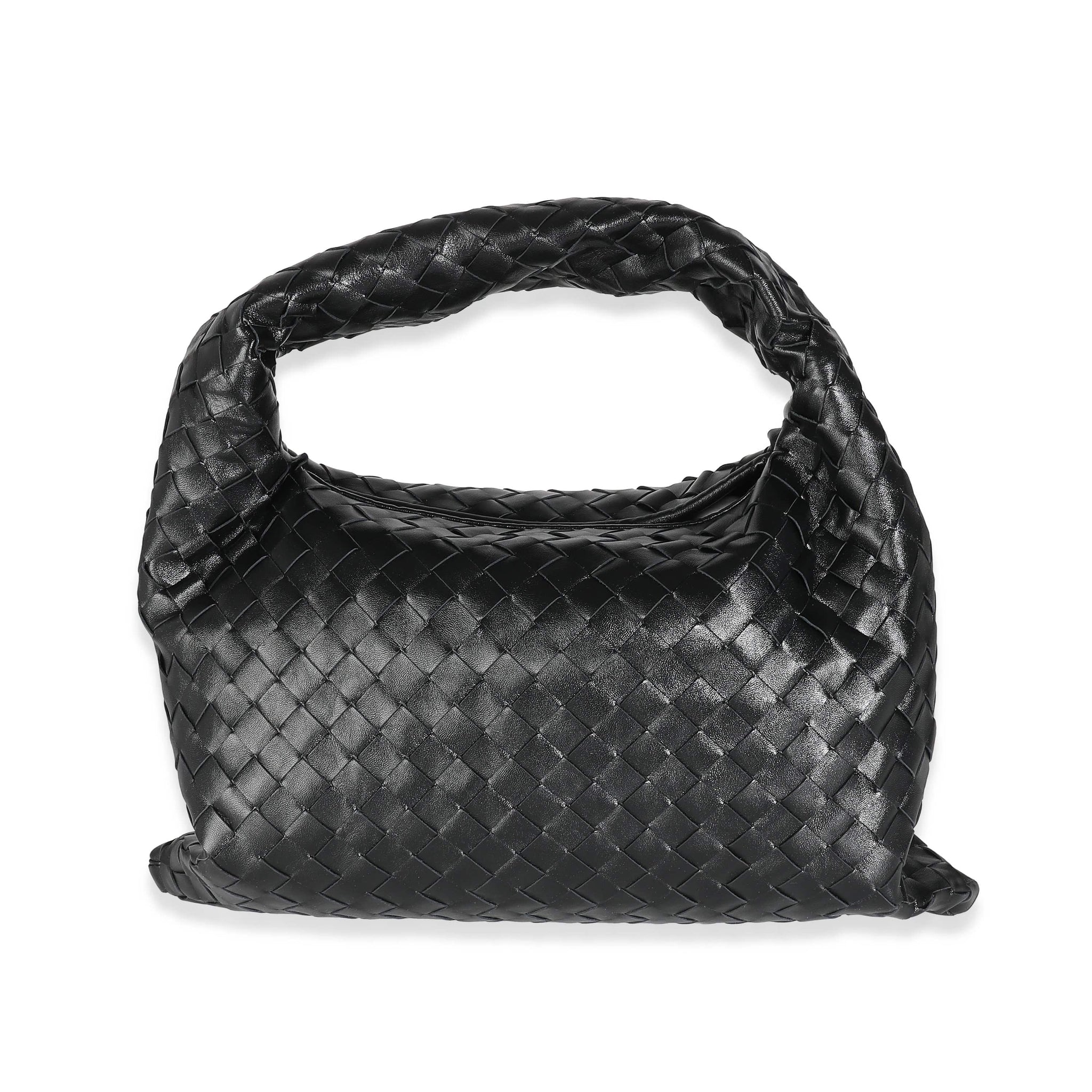 BV Black Intrecciato Small Hop Hobo – Luxury Promise