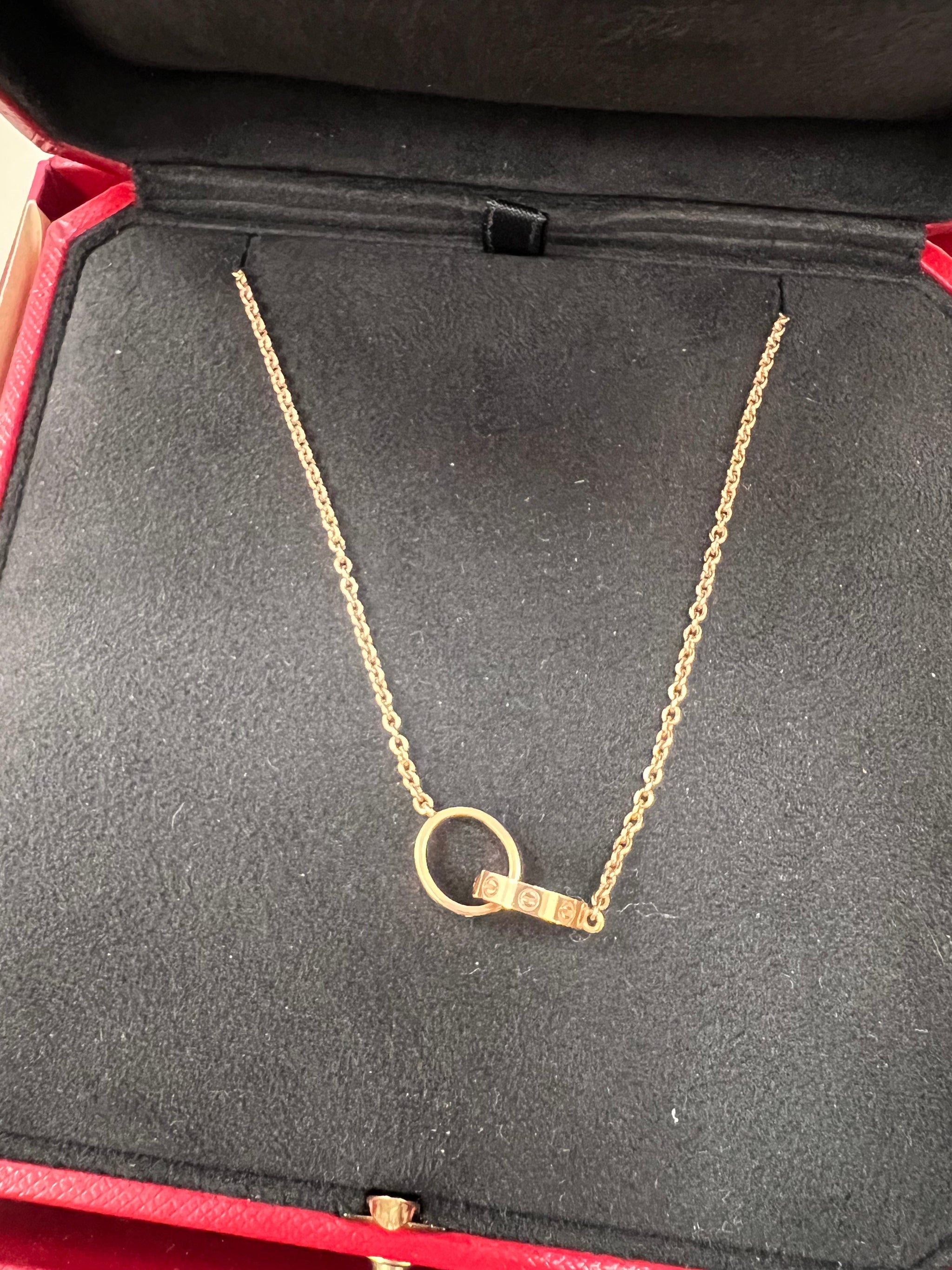 Cartier Baby Love 18K YG Necklace SYC1183 – Luxury Promise