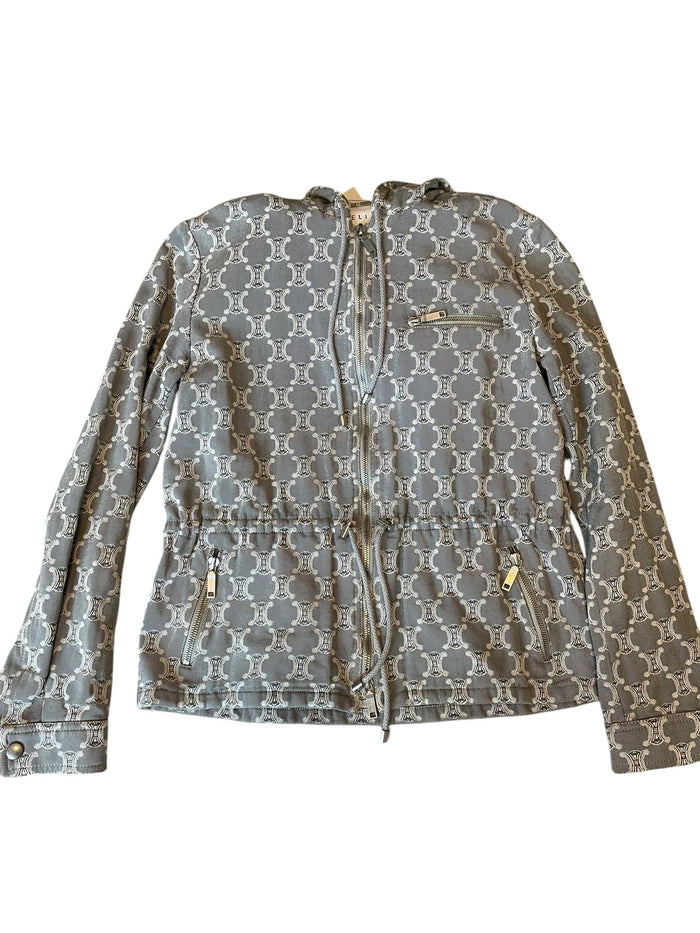 Celine Macadam Denim Jacket Gray Hoodie DXBK0154 – Luxury Promise