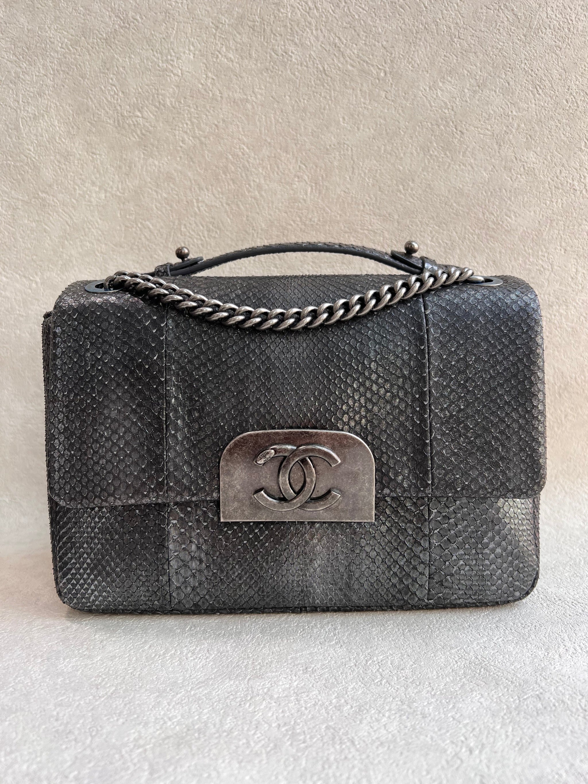 Chanel Secret Tag Python Flap Silver RHW SYCYB1056 – Luxury Promise