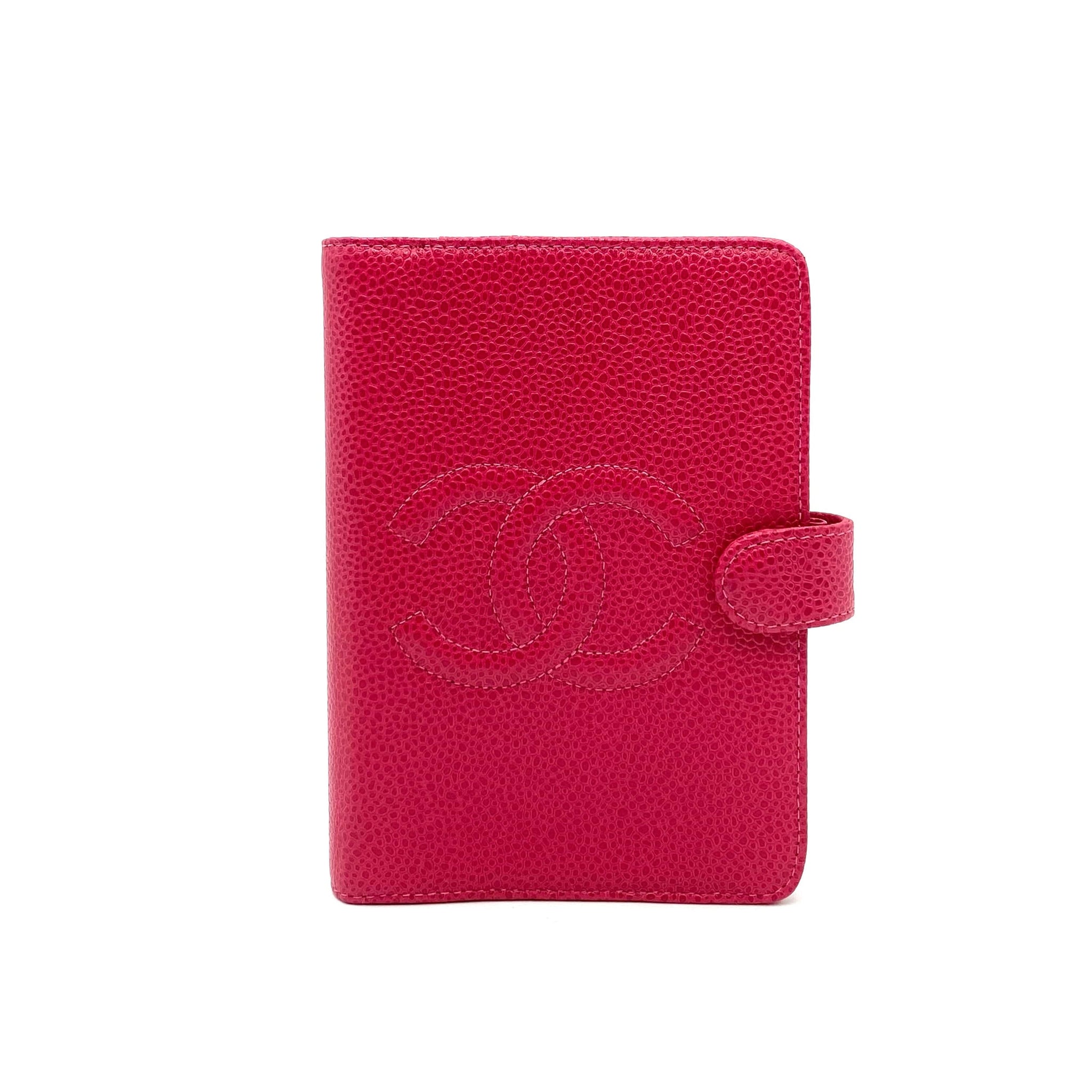 CHANEL VINTAGE NOTEBOOK COVER PINK CAVIAR SKIN 90238760 – Luxury Promise