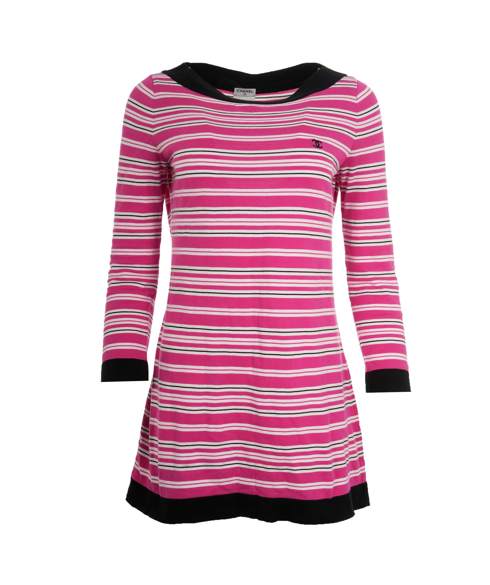 Chanel Pink Striped Dress Size 40 ALC2280 – Luxury Promise
