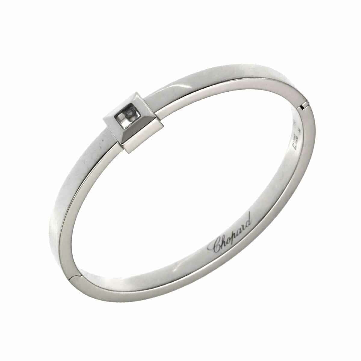 Chopard Happy Diamond Bracelet M 18K WG White Gold 750 LP90190076 ASC4 ...