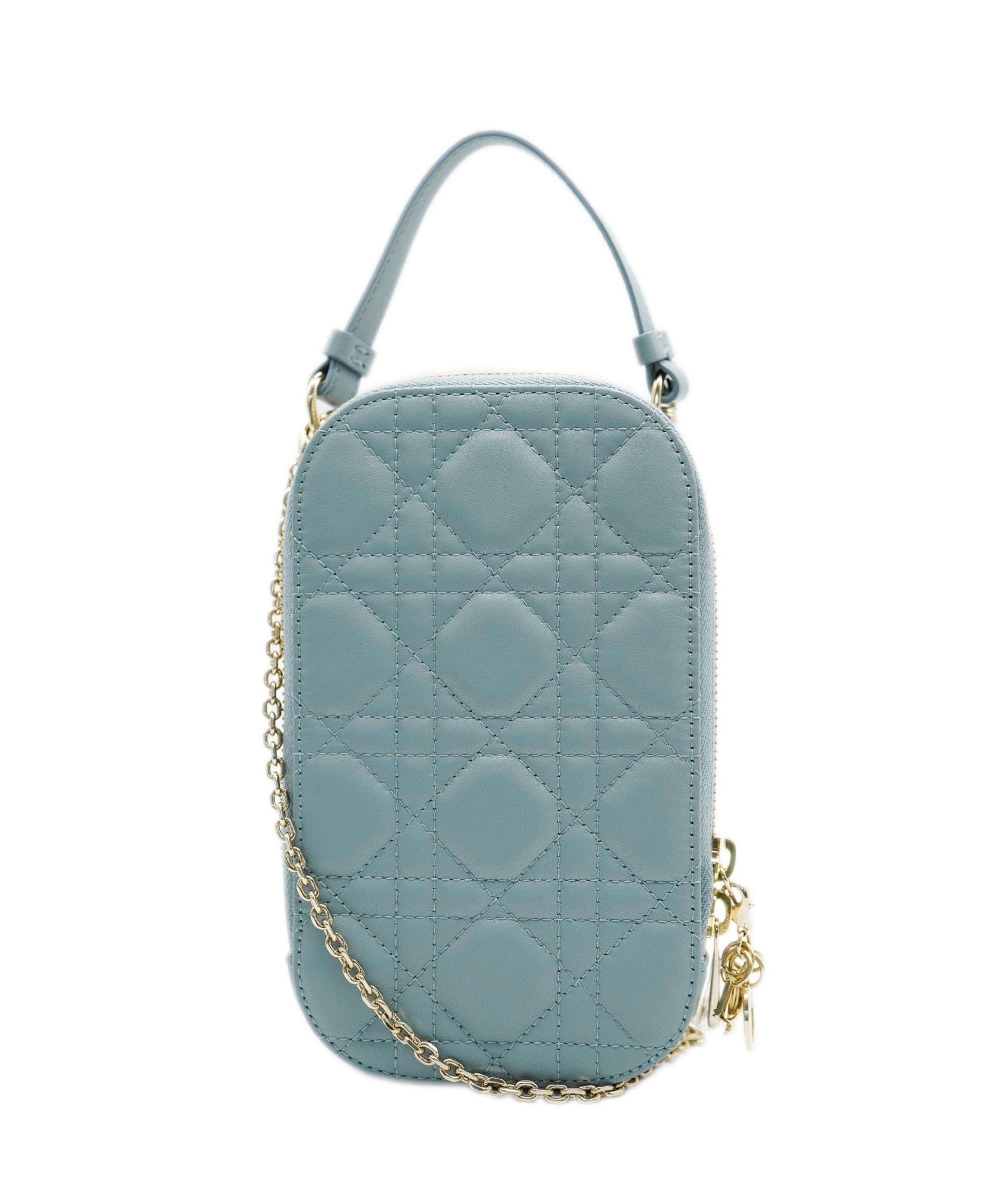 Dior Lady Dior Phone bag grey ASC2122 – Luxury Promise