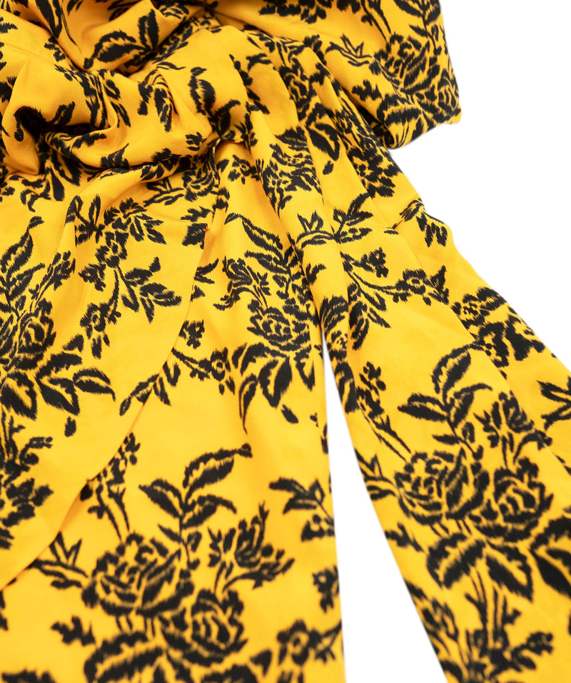 Christian Dior Yellow Dress with floral pattern ASL4968 – LuxuryPromise