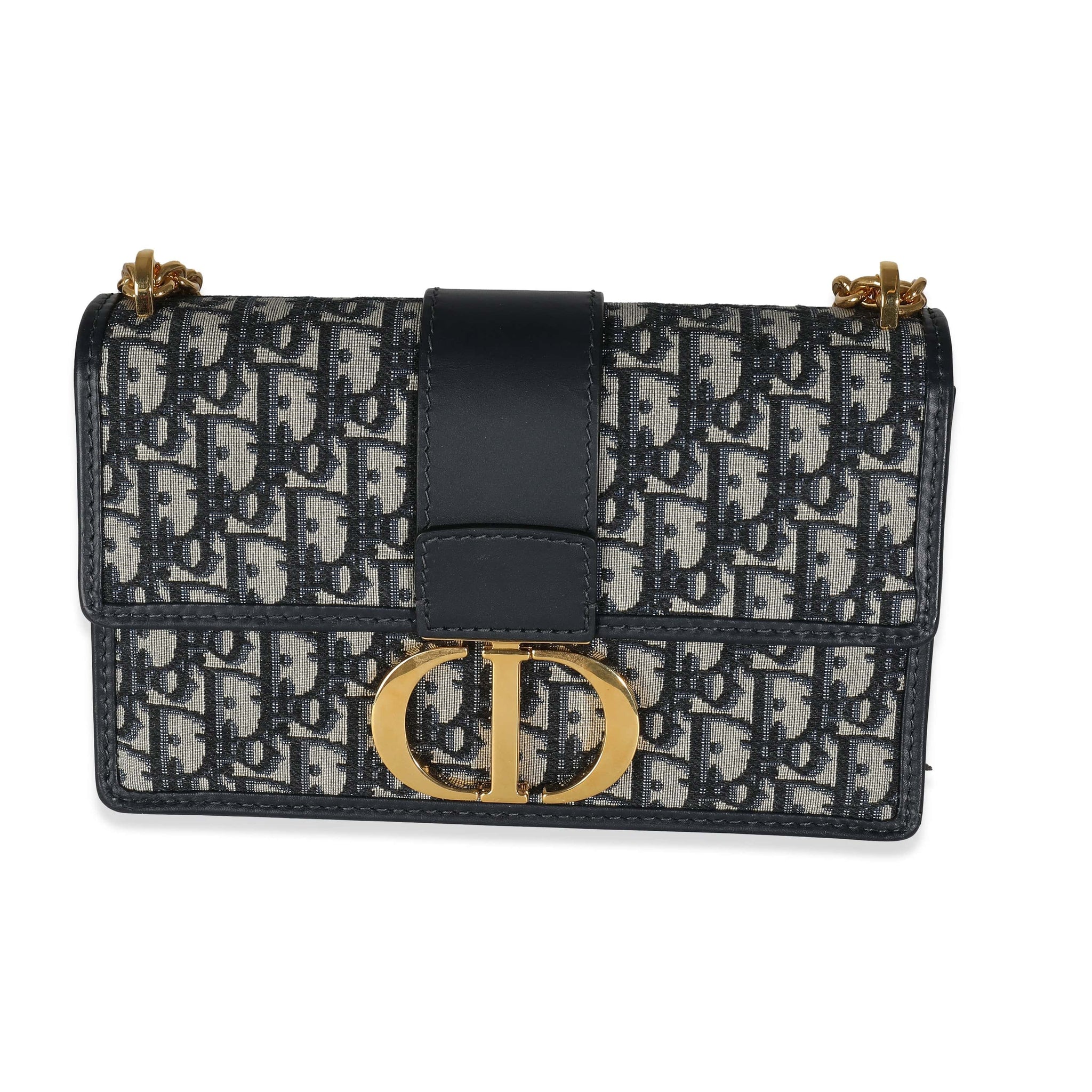 Christian Dior Blue Oblique Dior 30 Montaigne Chain Bag – Luxury Promise