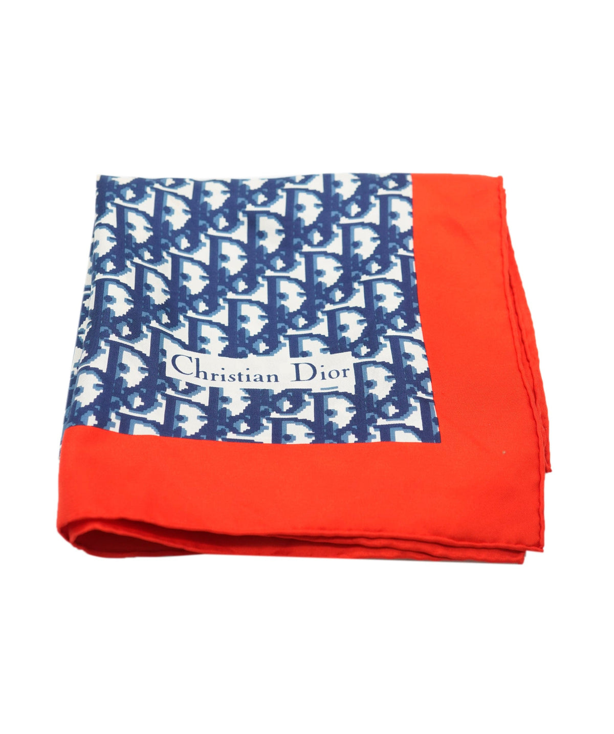 Dior Monogram Silk Scarf Blue Red ASL10518 – Luxury Promise