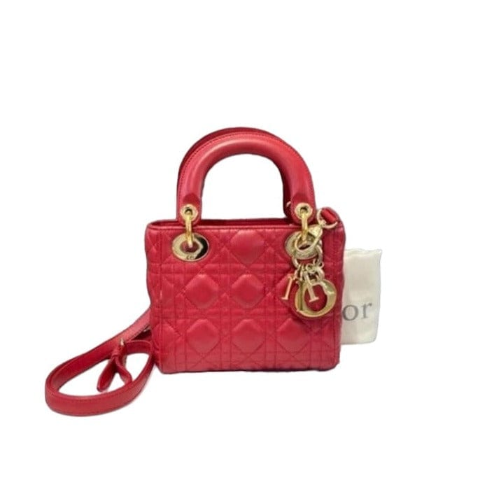 Dior Red Mini Lady Bag – Luxury Promise