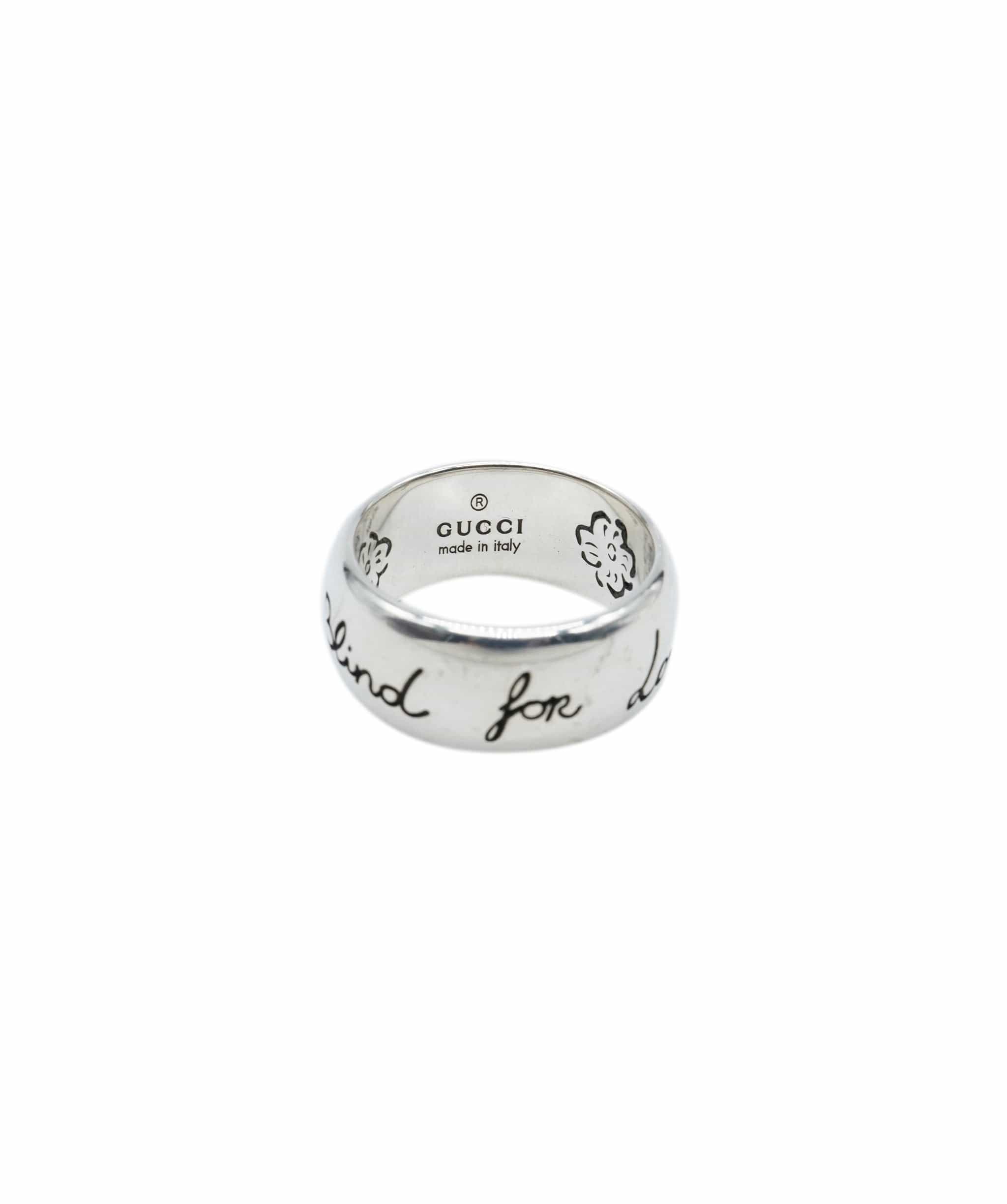 Sterling Silver Gucci Blind For Love Ring ABC0880 – Luxury Promise