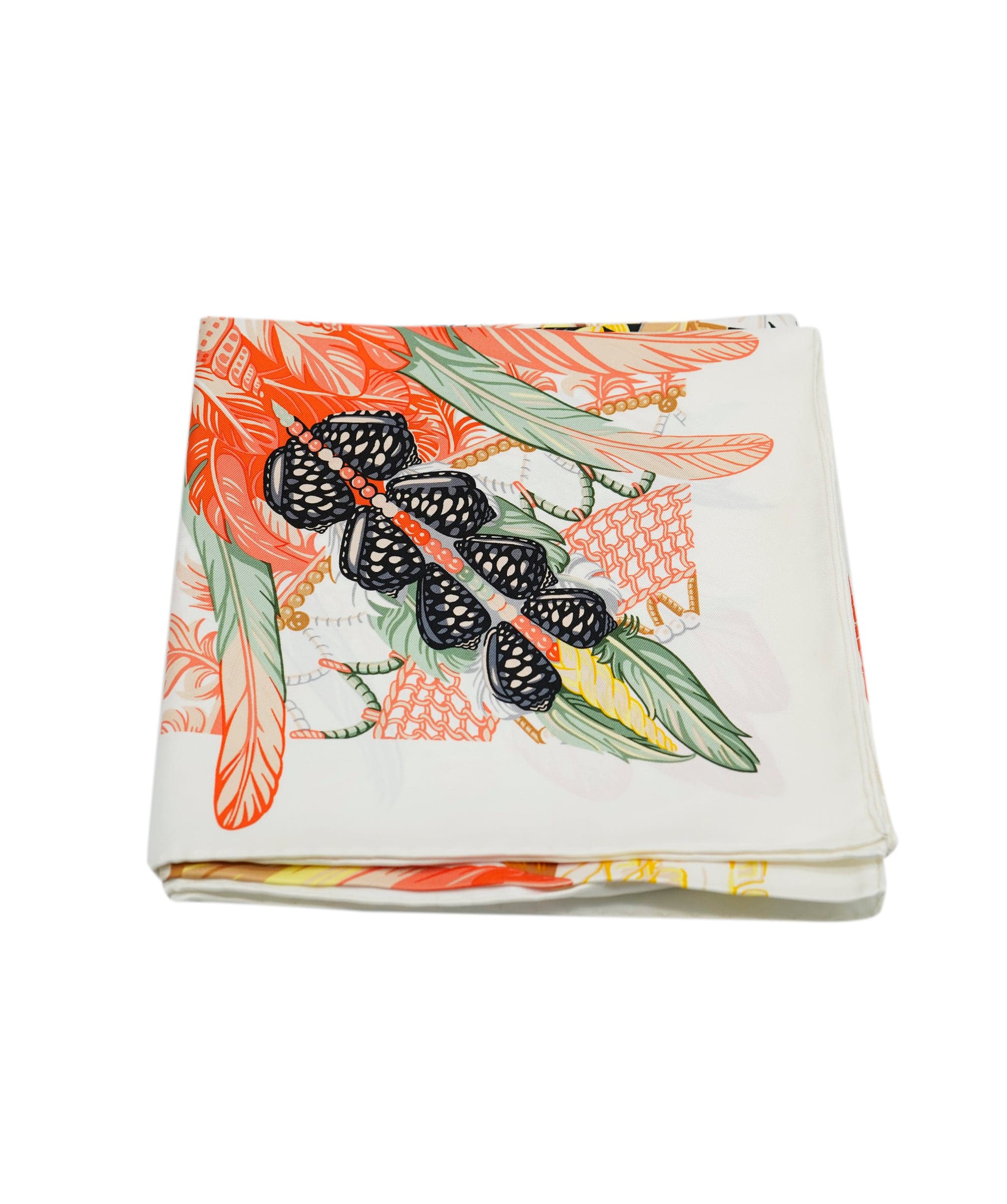 Hermès scarf Danse pacifique white ASL8388 – LuxuryPromise