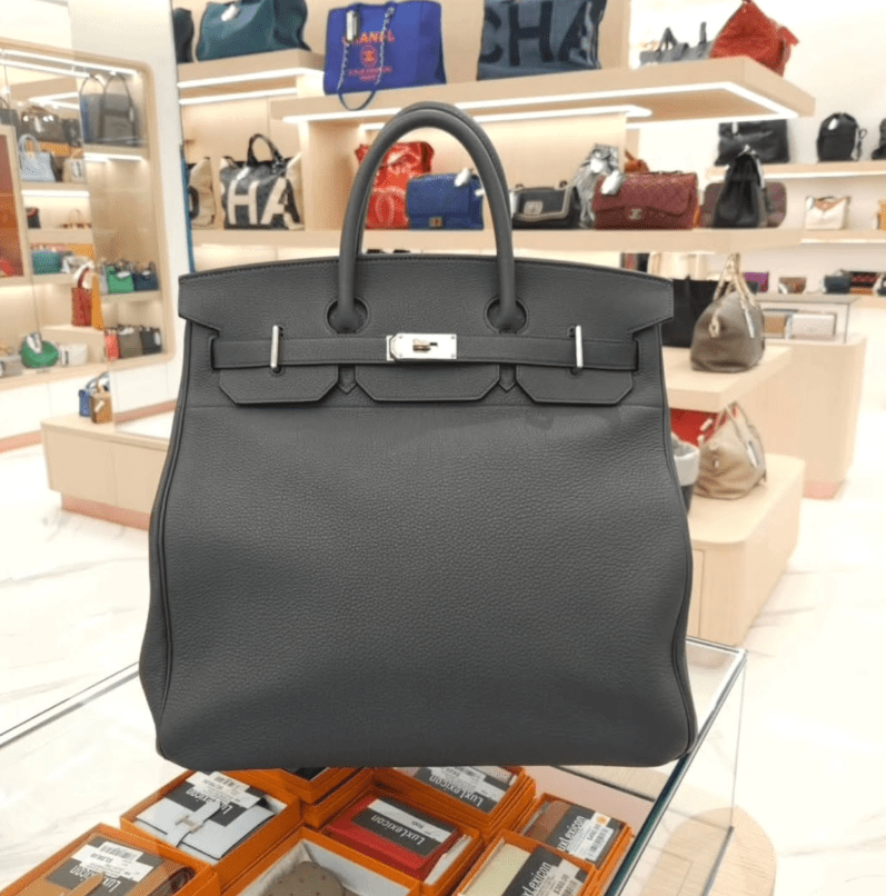 Hermès Gris Misty Togo HAC 40 PHW W Stamp ASC5737 – Luxury Promise