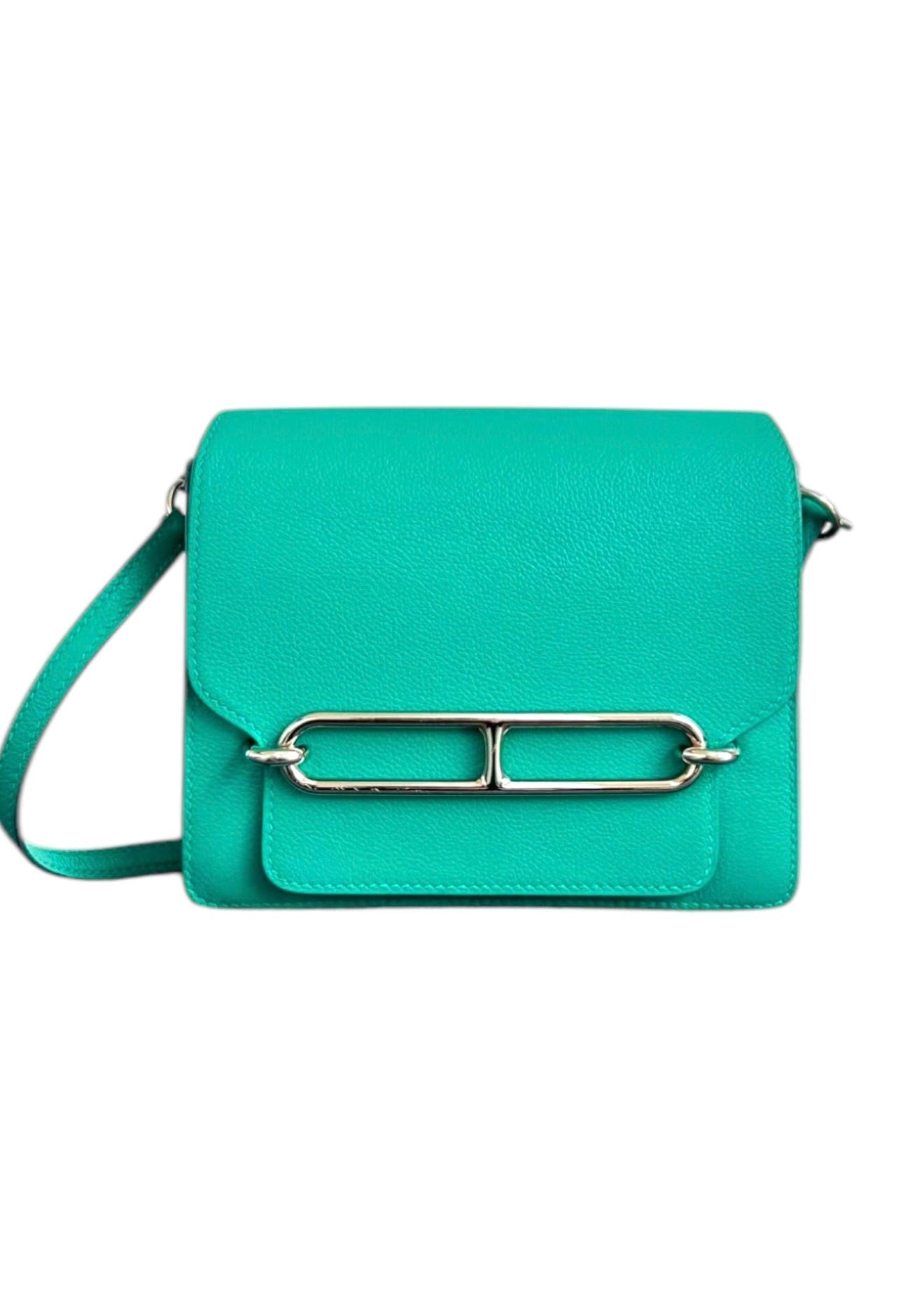 Hermes Mini Roulis Vert Veronese Evercolour PHW #C SYCY1312G – Luxury ...