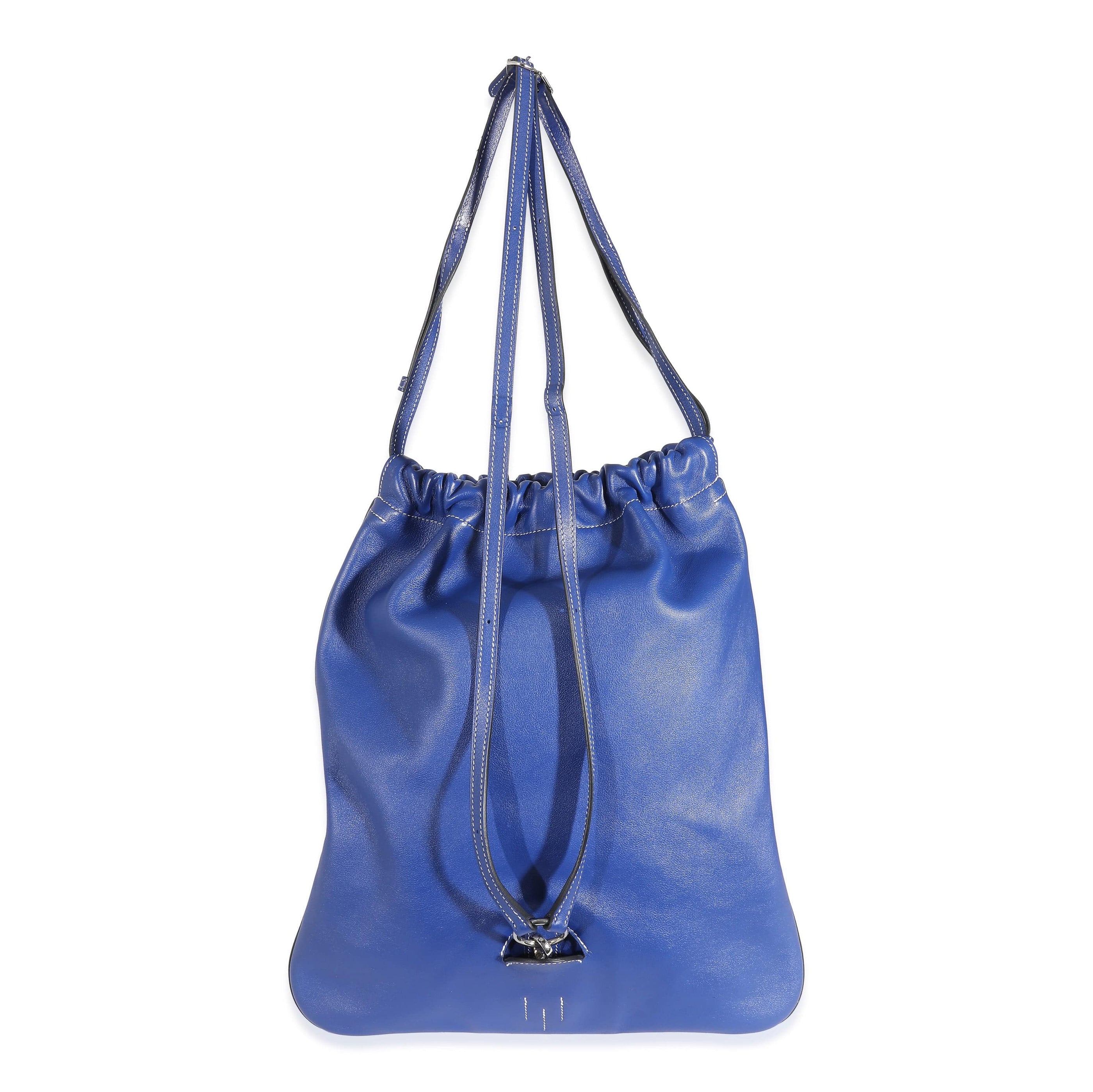 Hermès Bleu Electrique Cheri Calfskin Bridado Backpack – Luxury Promise