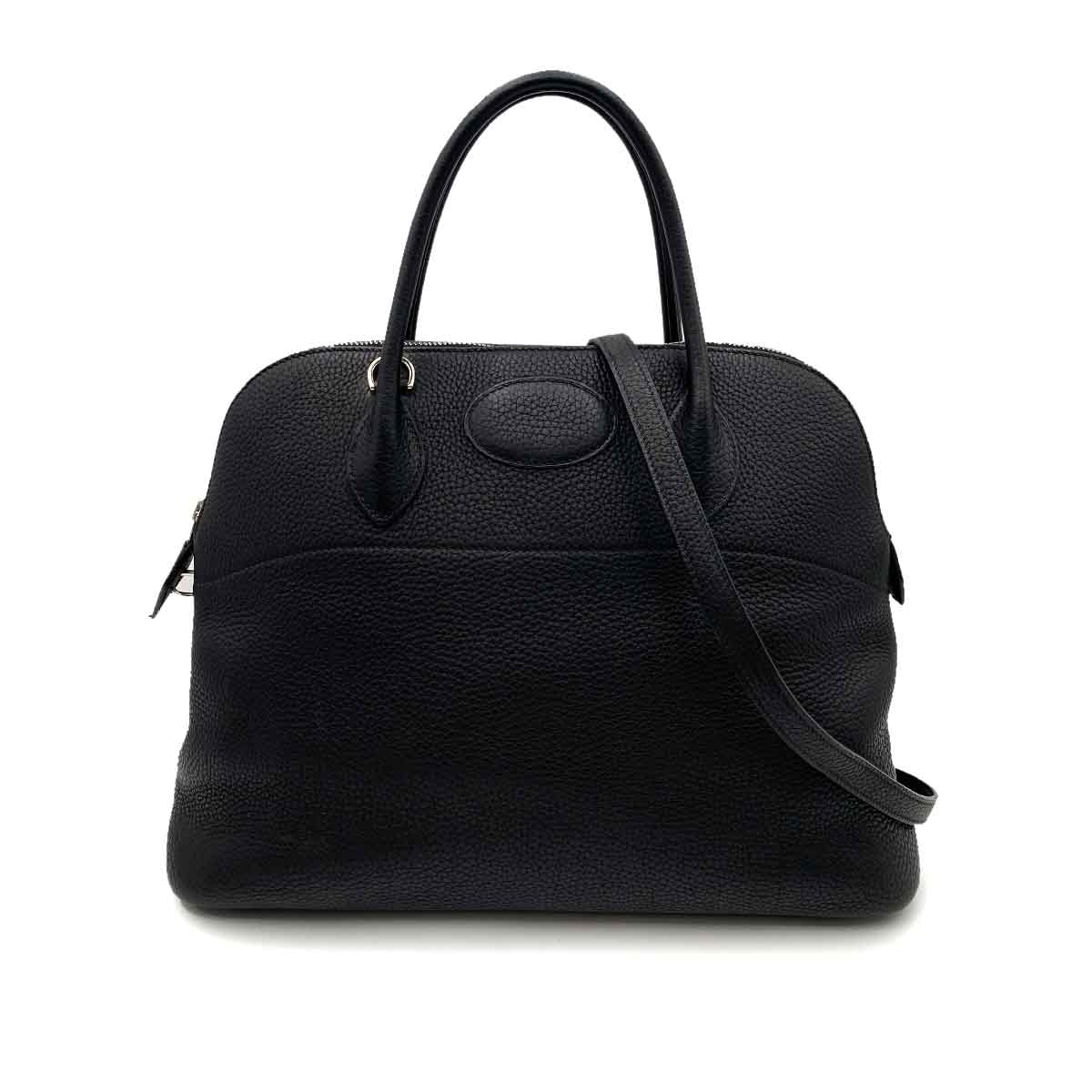 Hermès Vintage Bolide 37 Black Clemence PHW #i 90233414 – Luxury Promise