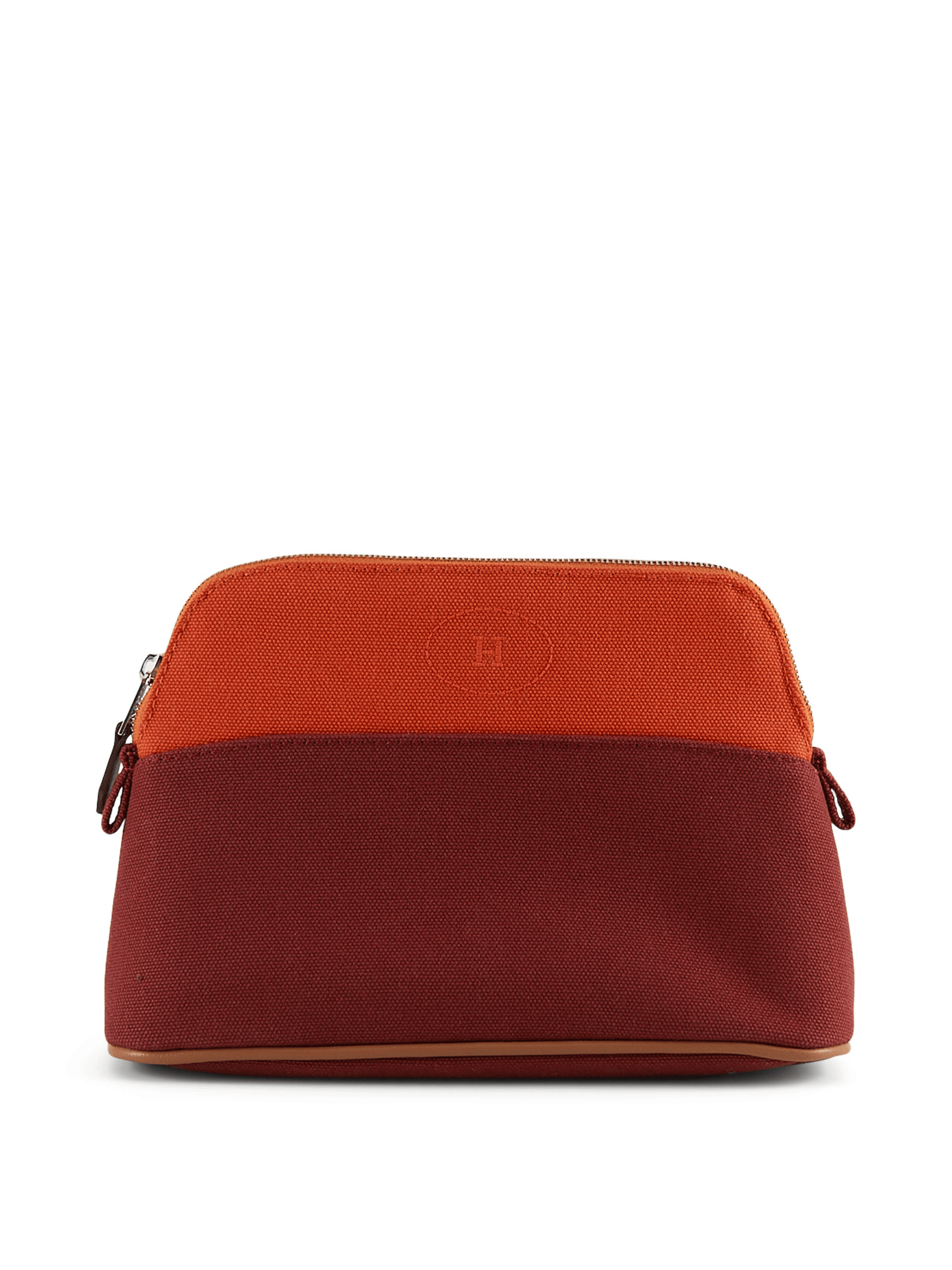 Buy Pre Loved HERMÈS Mini Bolide Travel Case in Orange Feu & Griotte ...