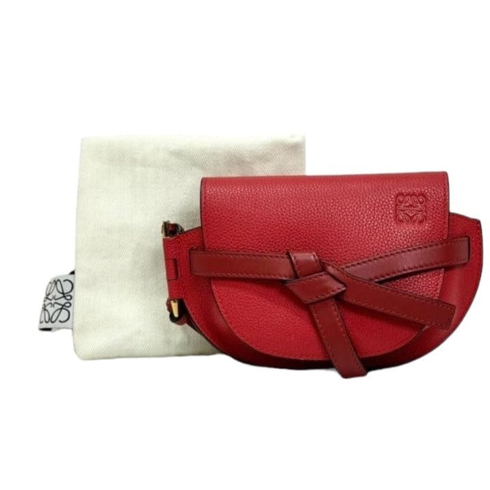 Buy Pre Loved Loewe Red Mini Gate Bag Products Online - Luxury Promise