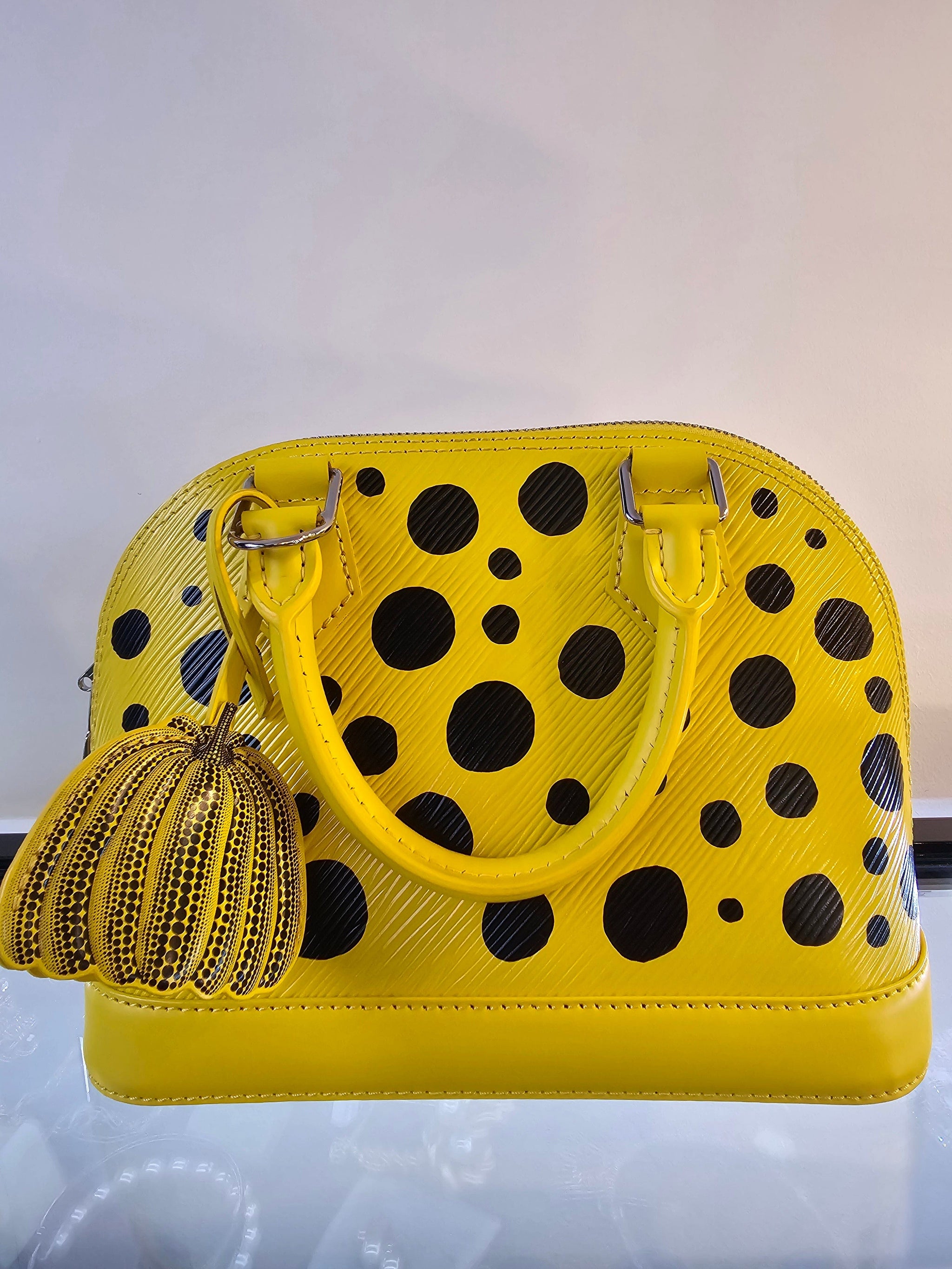 Louis Vuitton Yellow Kusama Alma BB 493110 – Luxury Promise