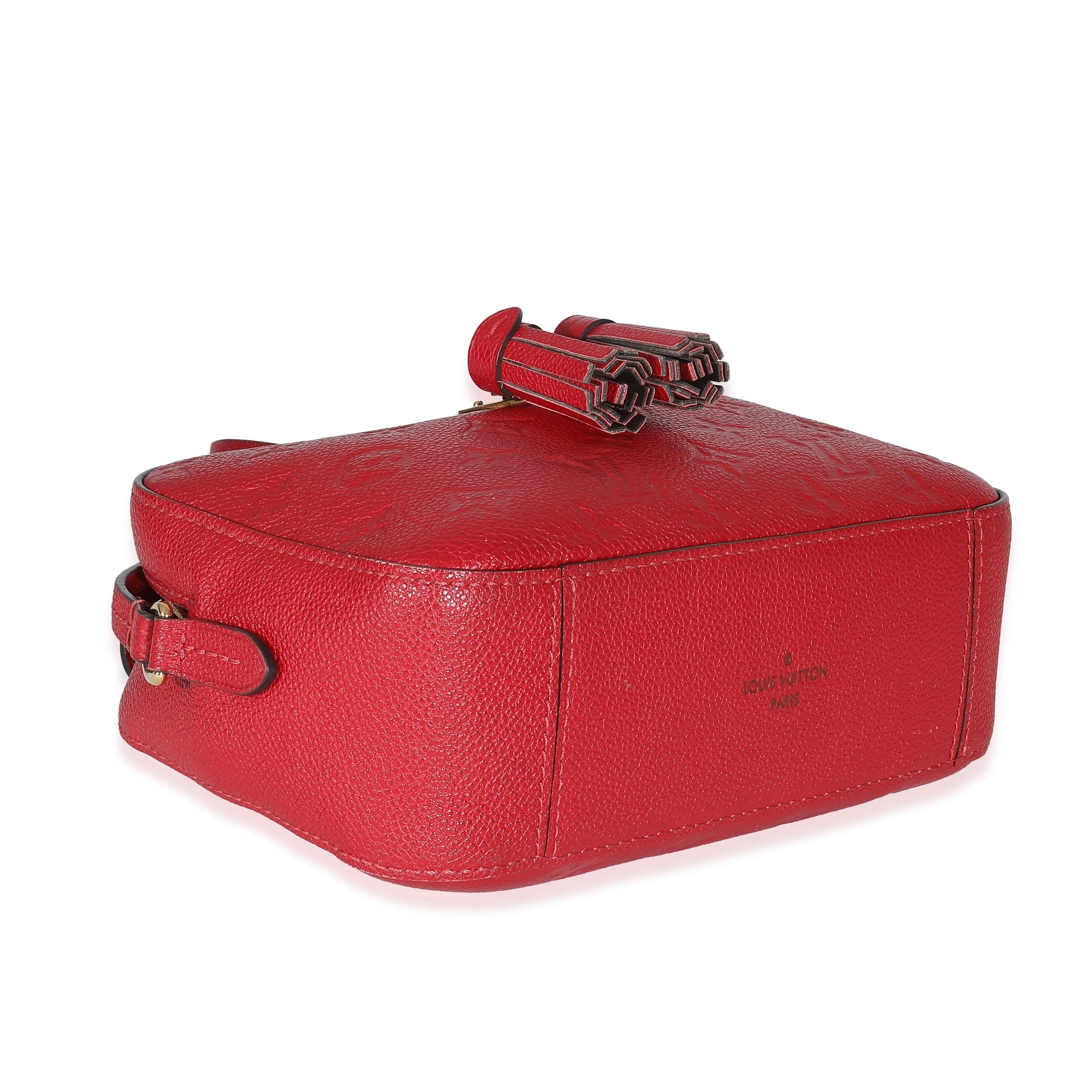 Louis Vuitton Red Monogram Empreinte Saintonge Crossbody – Luxury Promise