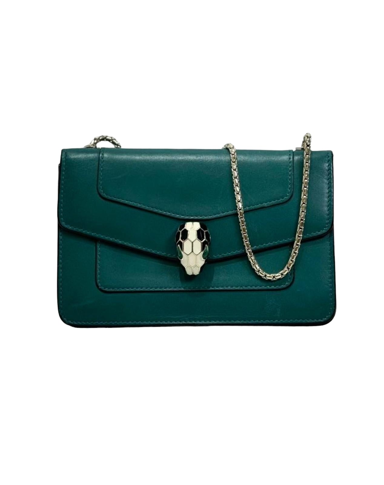 Bulgari Malachite Serpenti Mini Chain Bag – Luxury Promise