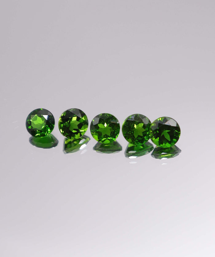 2.73ct Chrome Diopside Round 5pcs DXBCS3243 – Luxury Promise