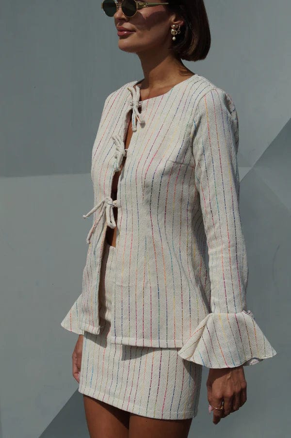 Tamaara linen strip top RJC3569 – Luxury Promise