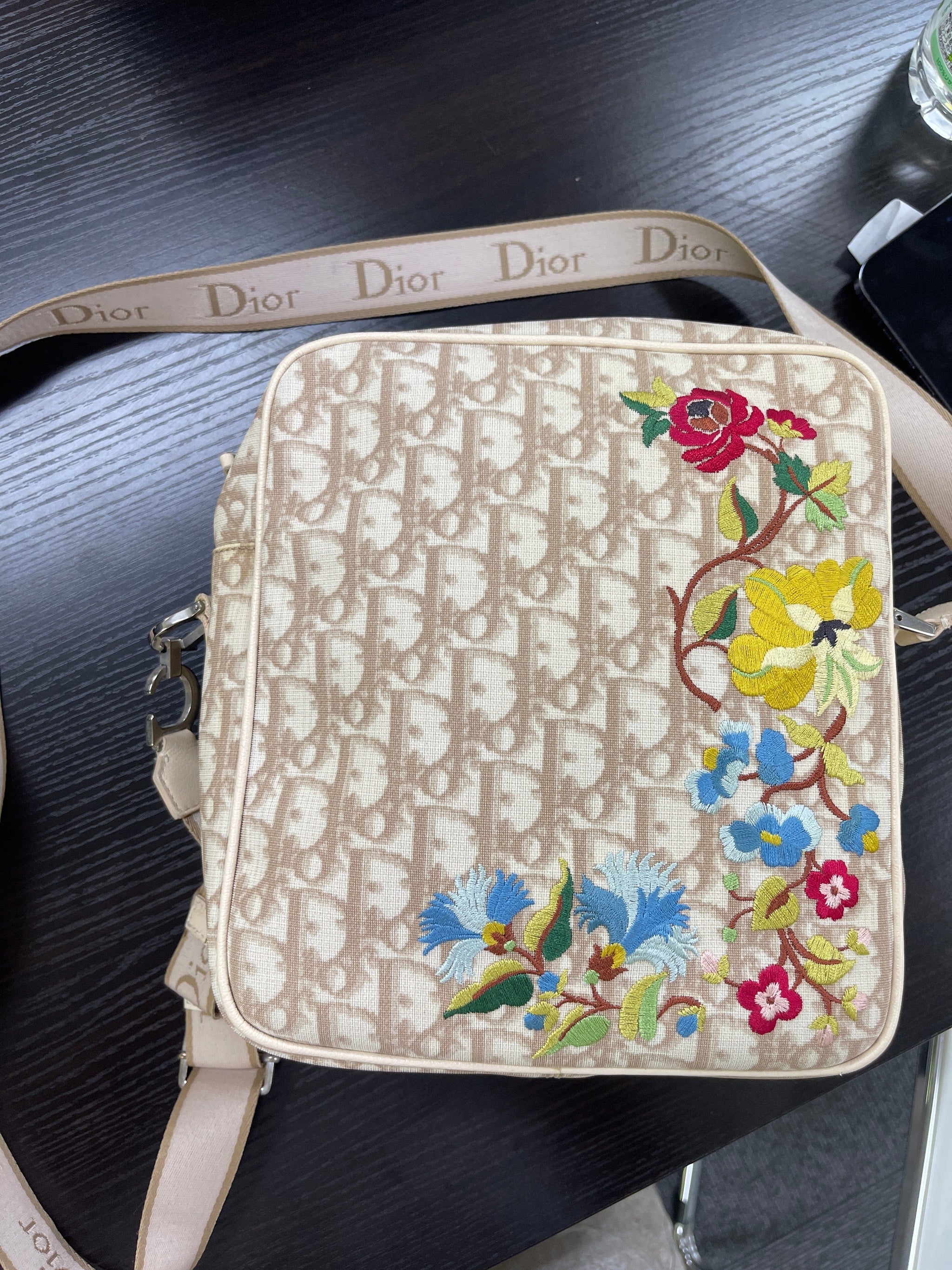 Christian Dior floral camera beige oblique A240508C055 – Luxury Promise