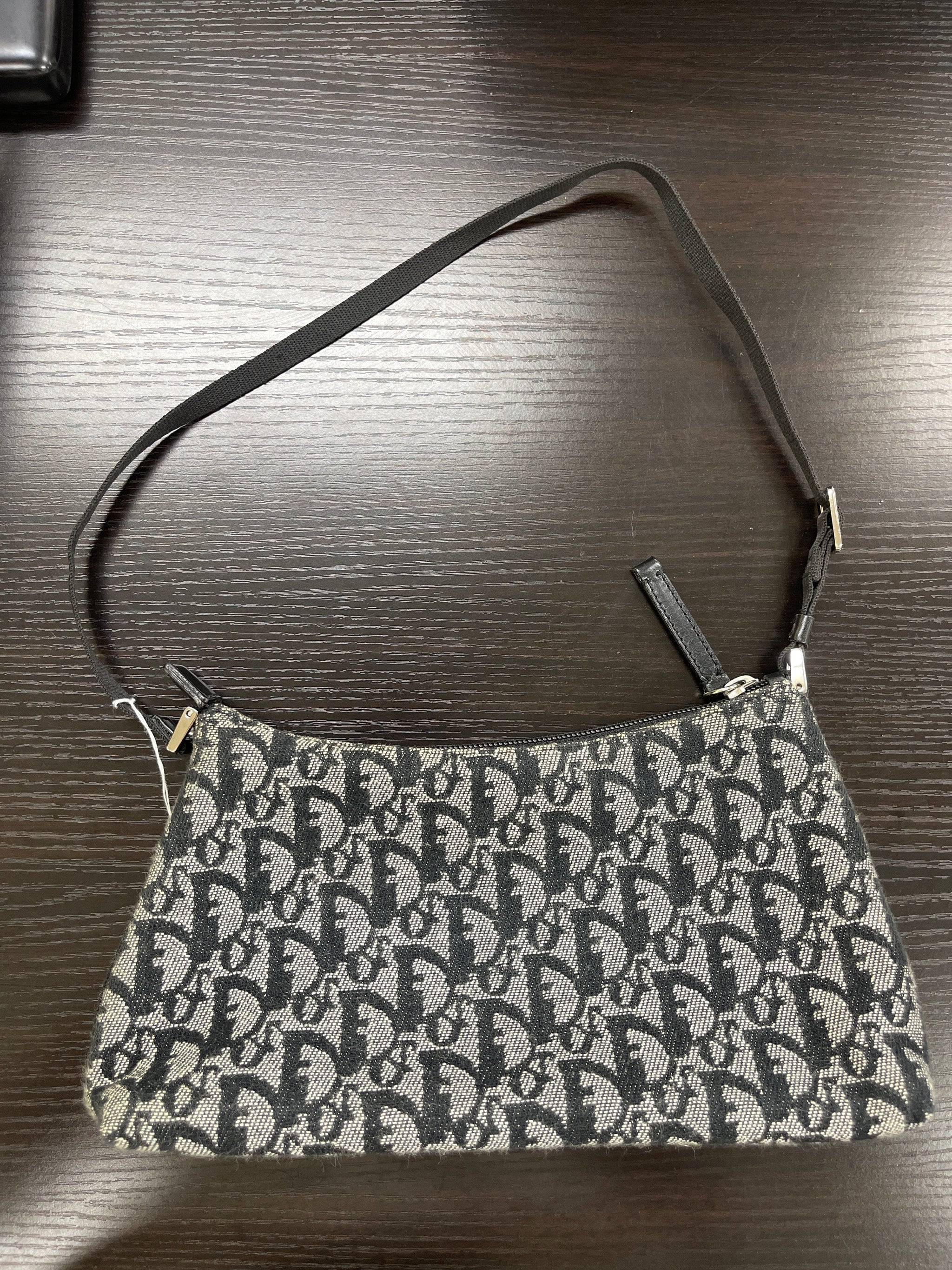 Christian Dior small black oblique shoulder bag A240529C012 – Luxury ...