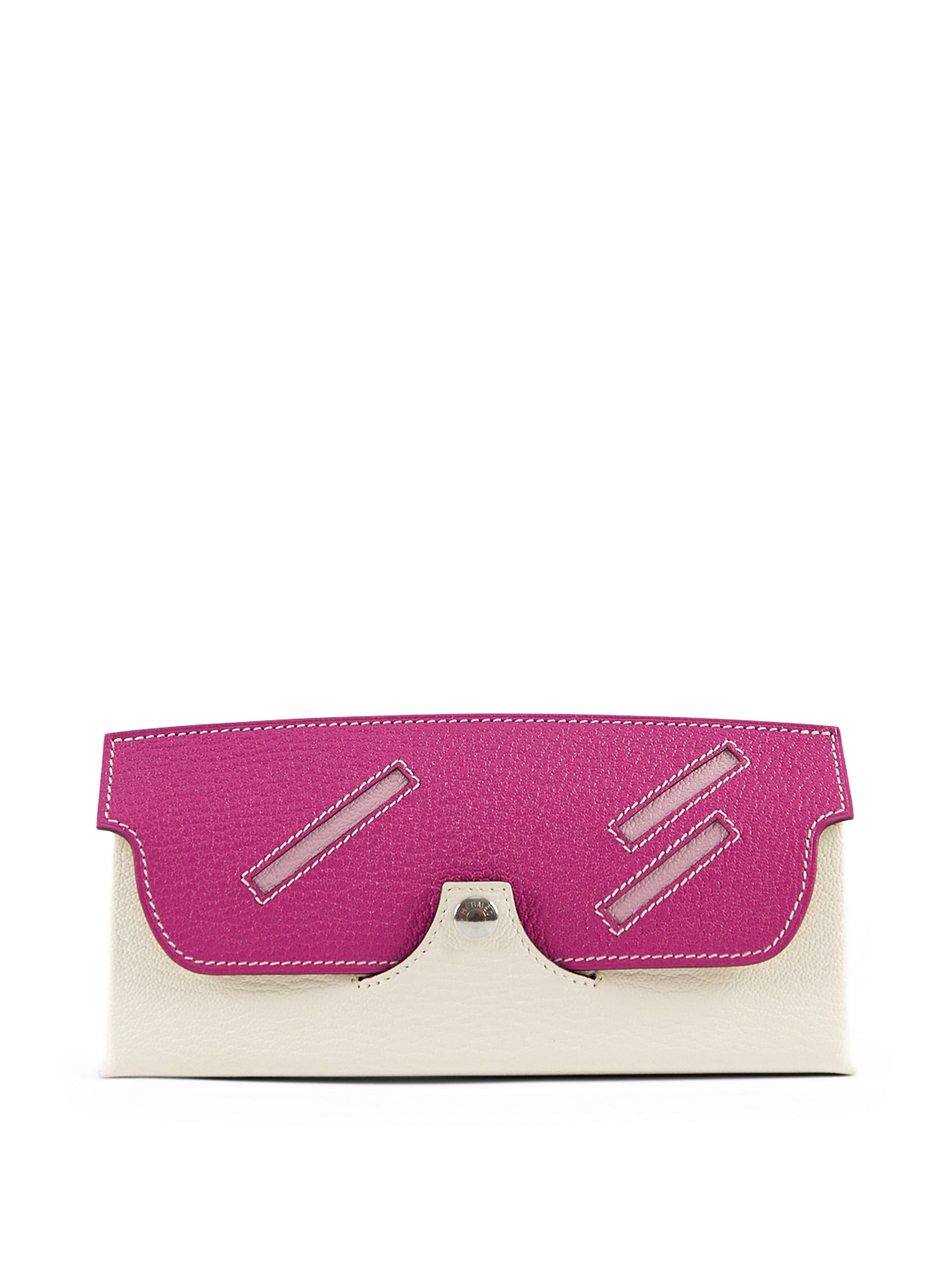 Buy Pre Loved HERMÈS IN THE LOOP WINK GLASSES CASE NATA & FUCHSIA ...