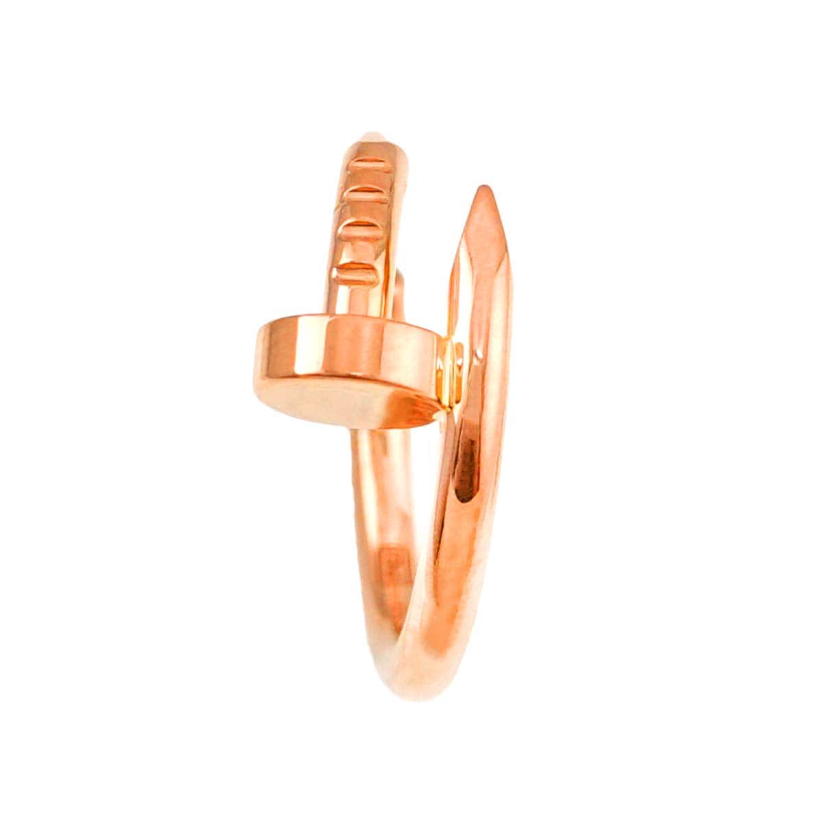 Cartier Juste un Clou Mini Earrings K18 PG Pink Gold 750 Hoops One Ear ...