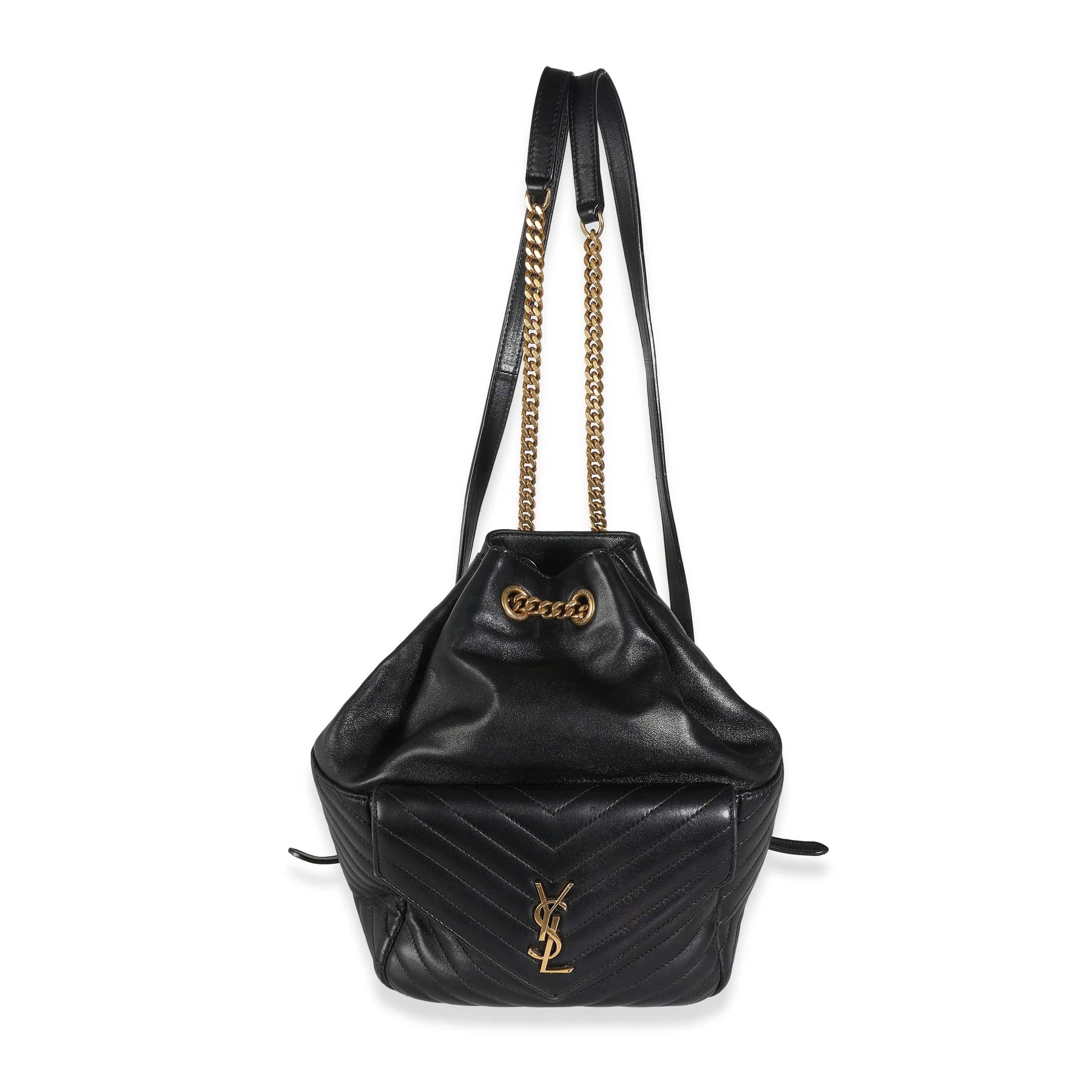 YSL Black Matelasse Lambskin Joe Backpack – Luxury Promise