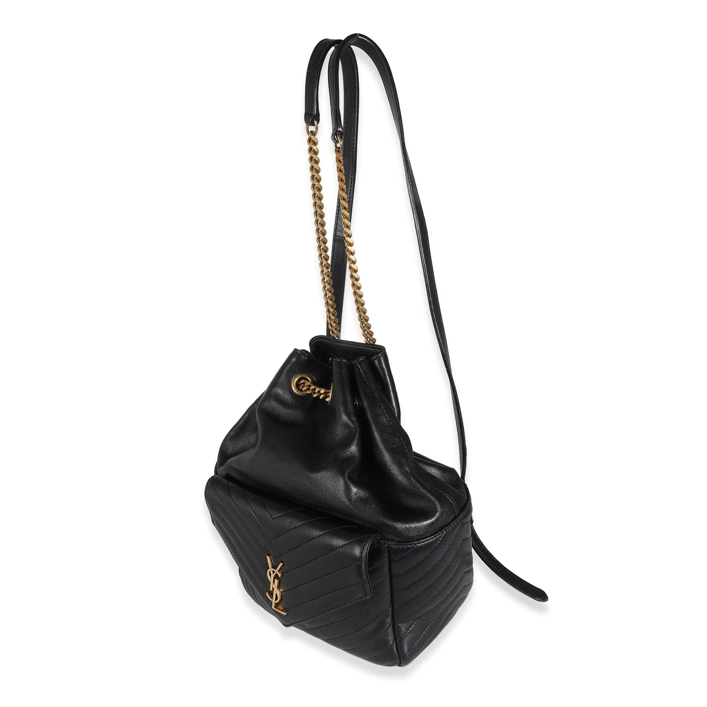 YSL Black Matelasse Lambskin Joe Backpack – Luxury Promise