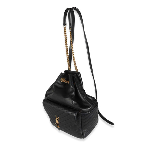 YSL Black Matelasse Lambskin Joe Backpack – Luxury Promise