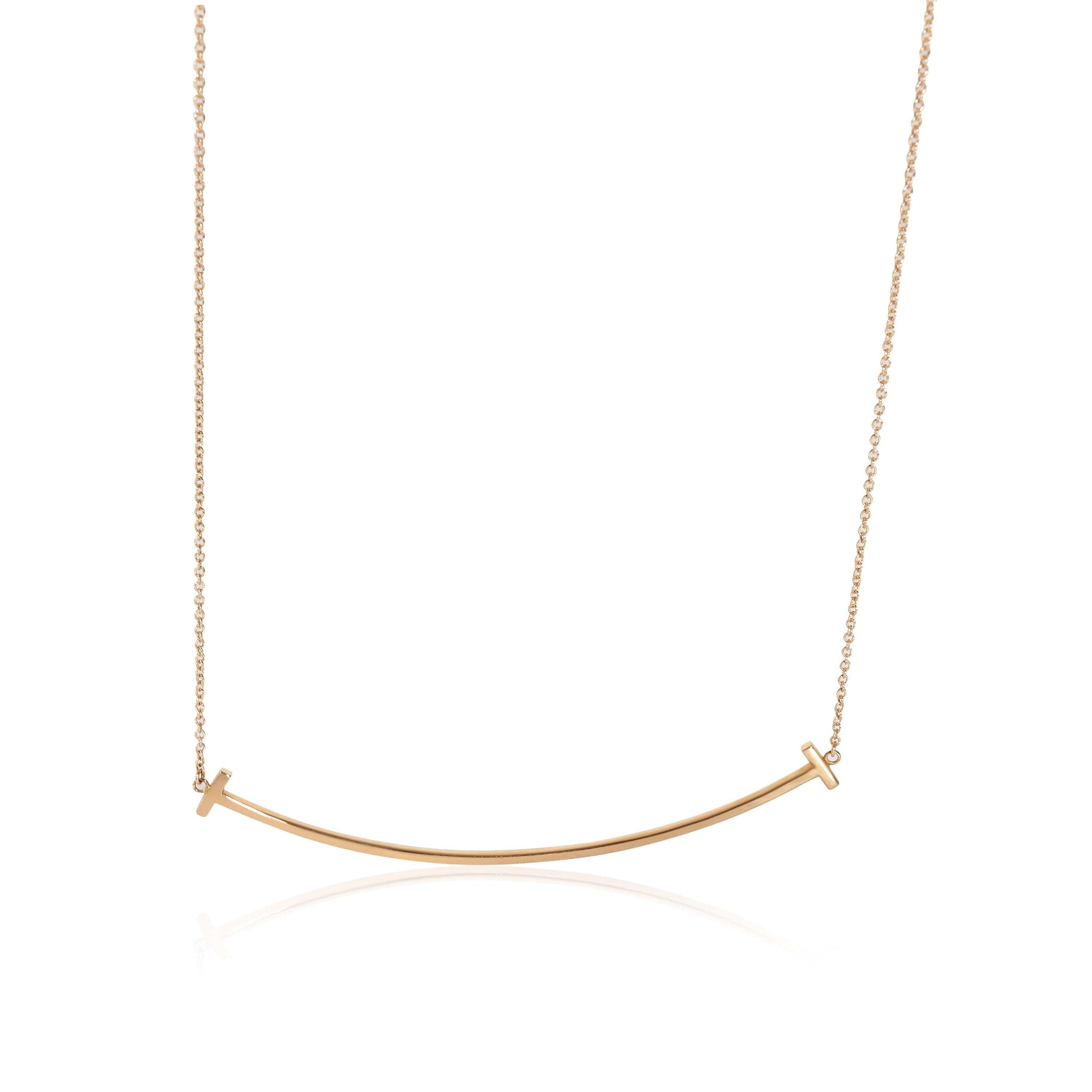 Tiffany & Co. Tiffany T Smile Pendant in Rose Gold, Large – Luxury Promise