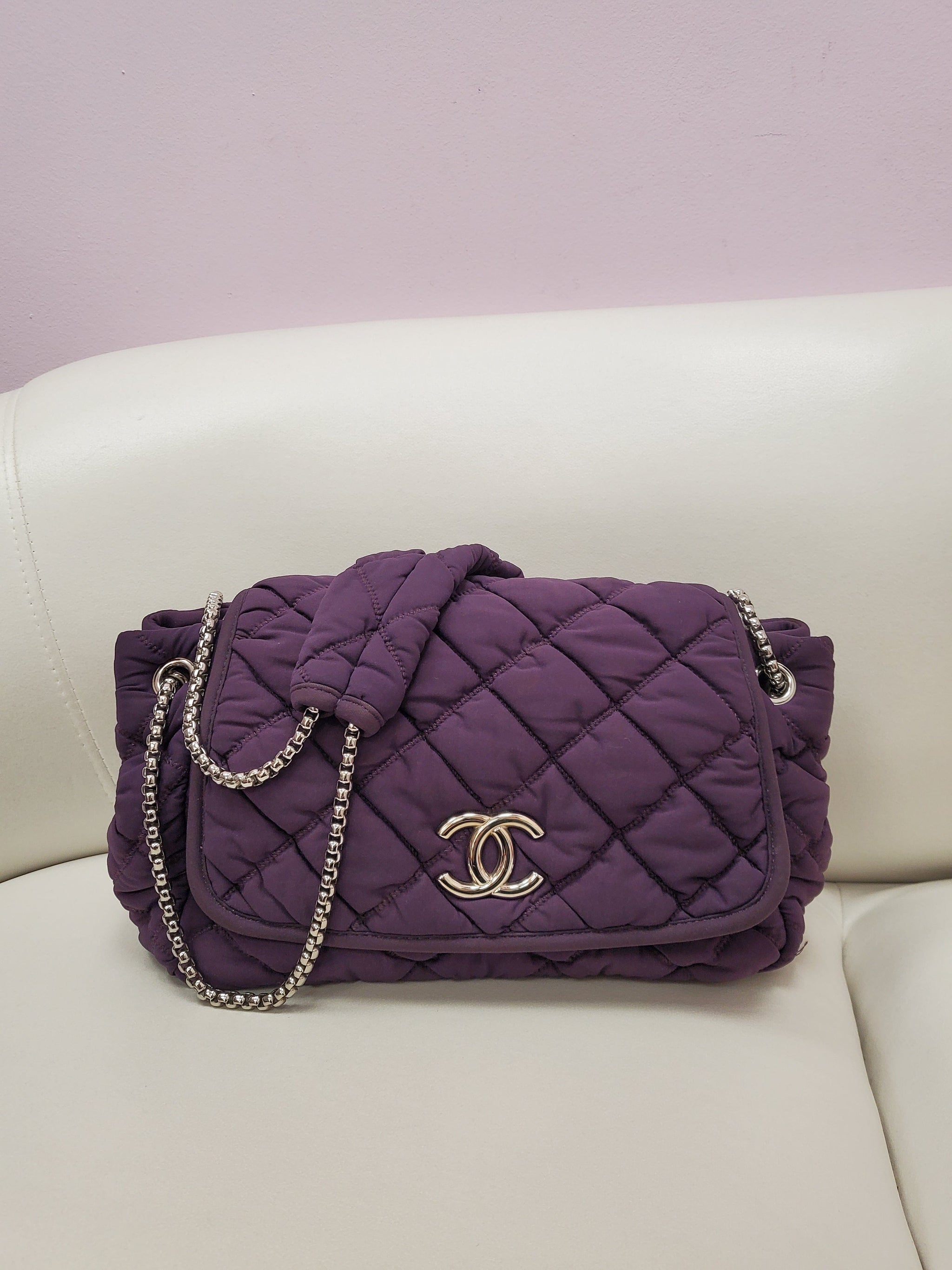 Chanel Bubble Quilted Flap Purple SYC1037 – Luxury Promise