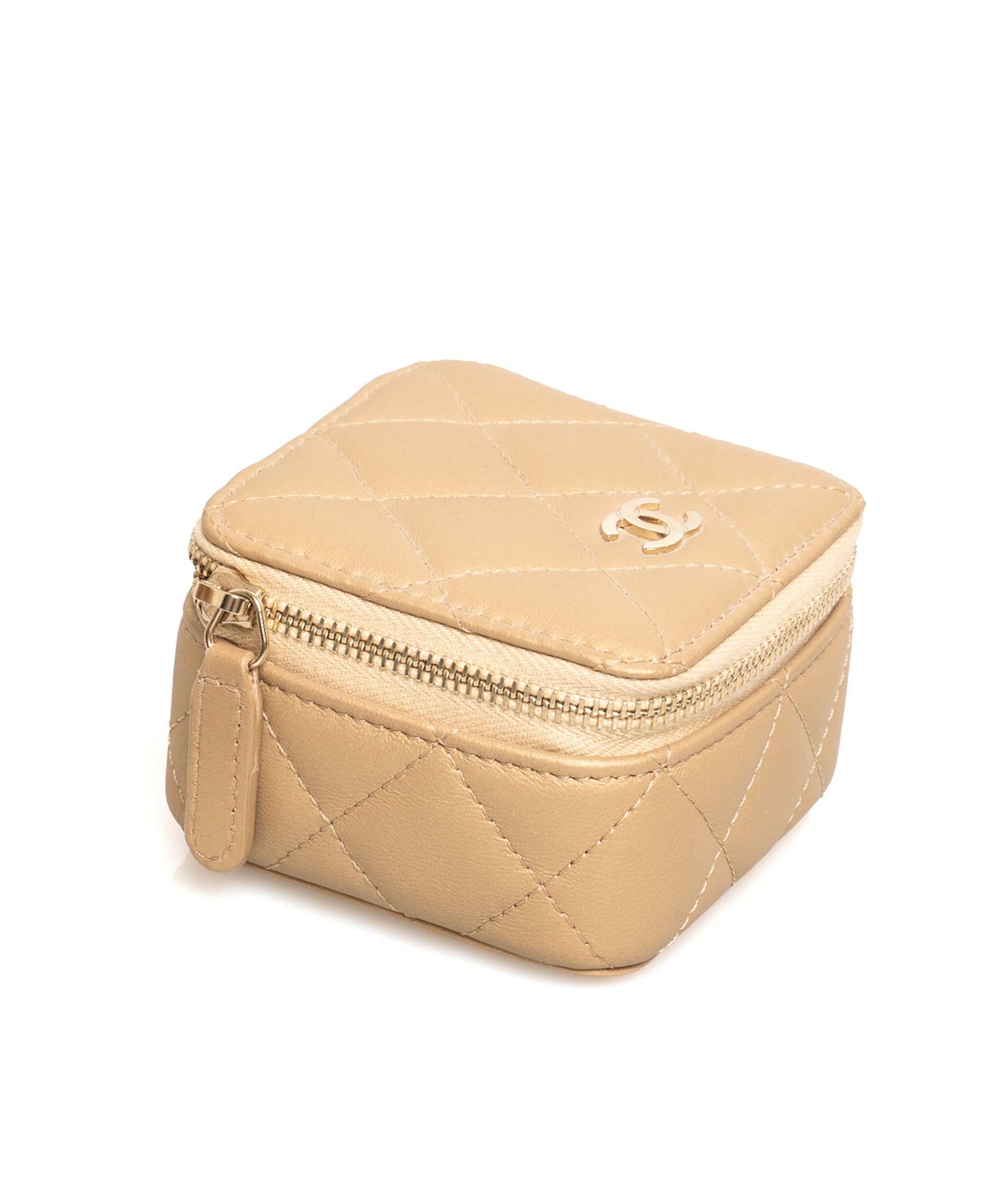 Chanel Micro Gold Lambskin Vanity Bag - ADL1434 – LuxuryPromise
