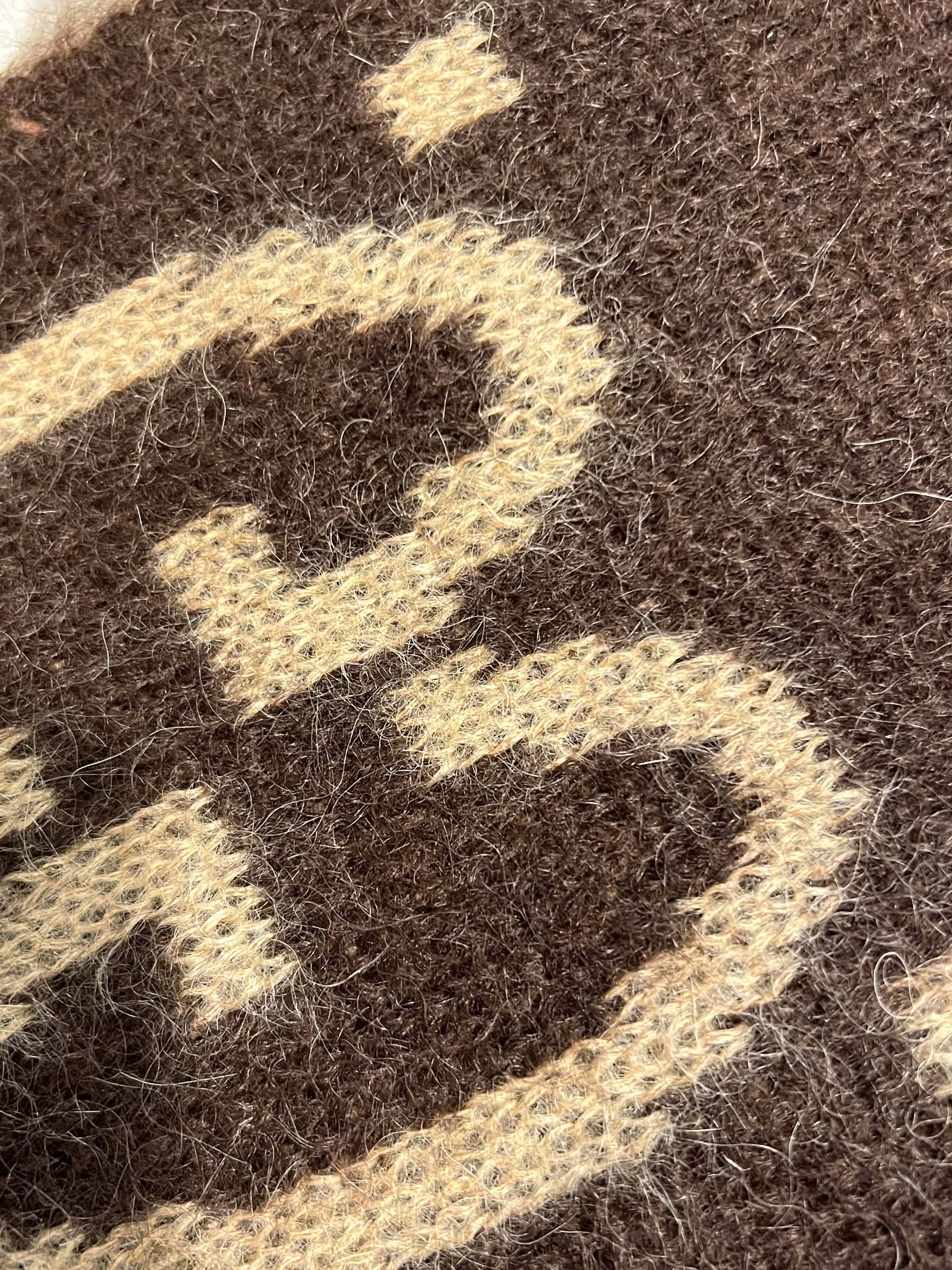 Gucci fuzzy gg logo scarf ASL6177 – Luxury Promise