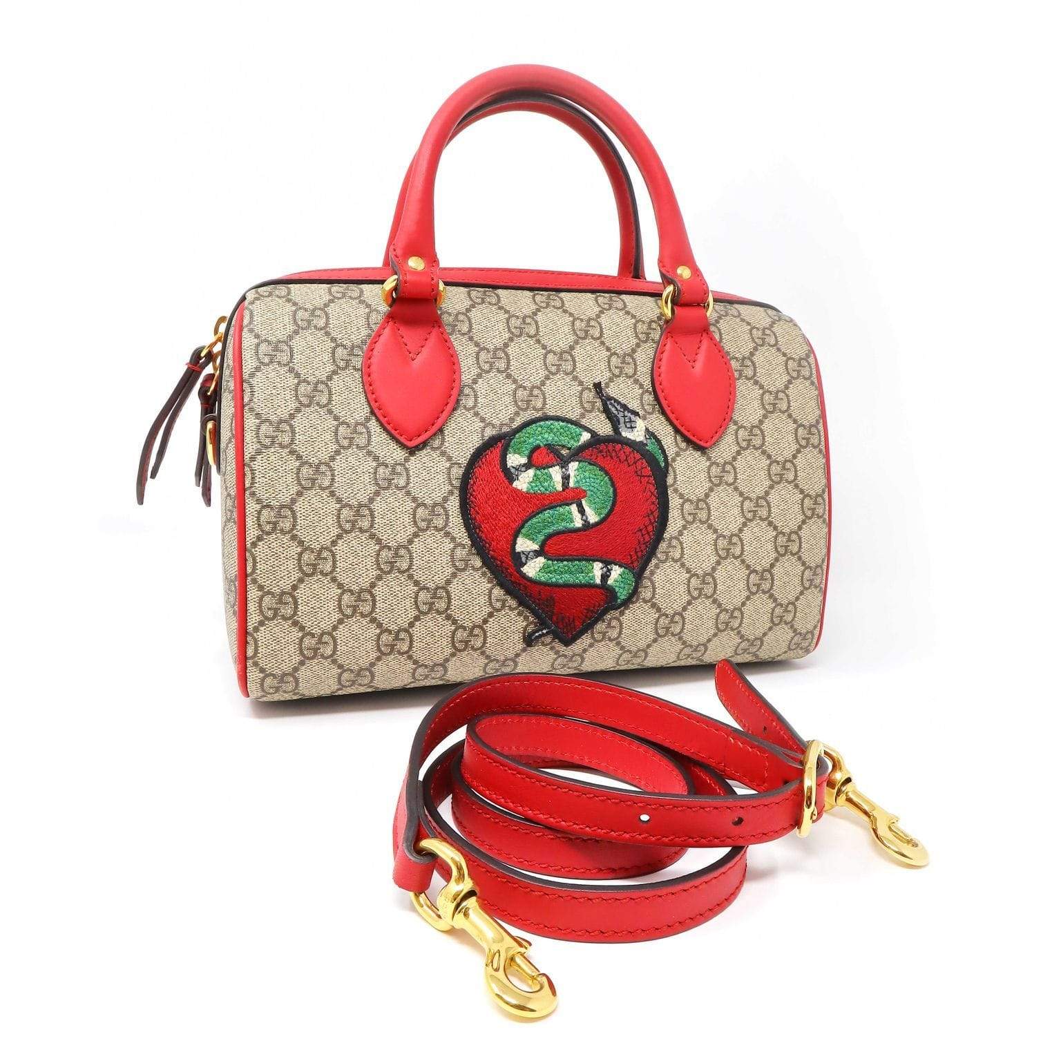 Gucci mini boston with crossbody strap – Luxury Promise