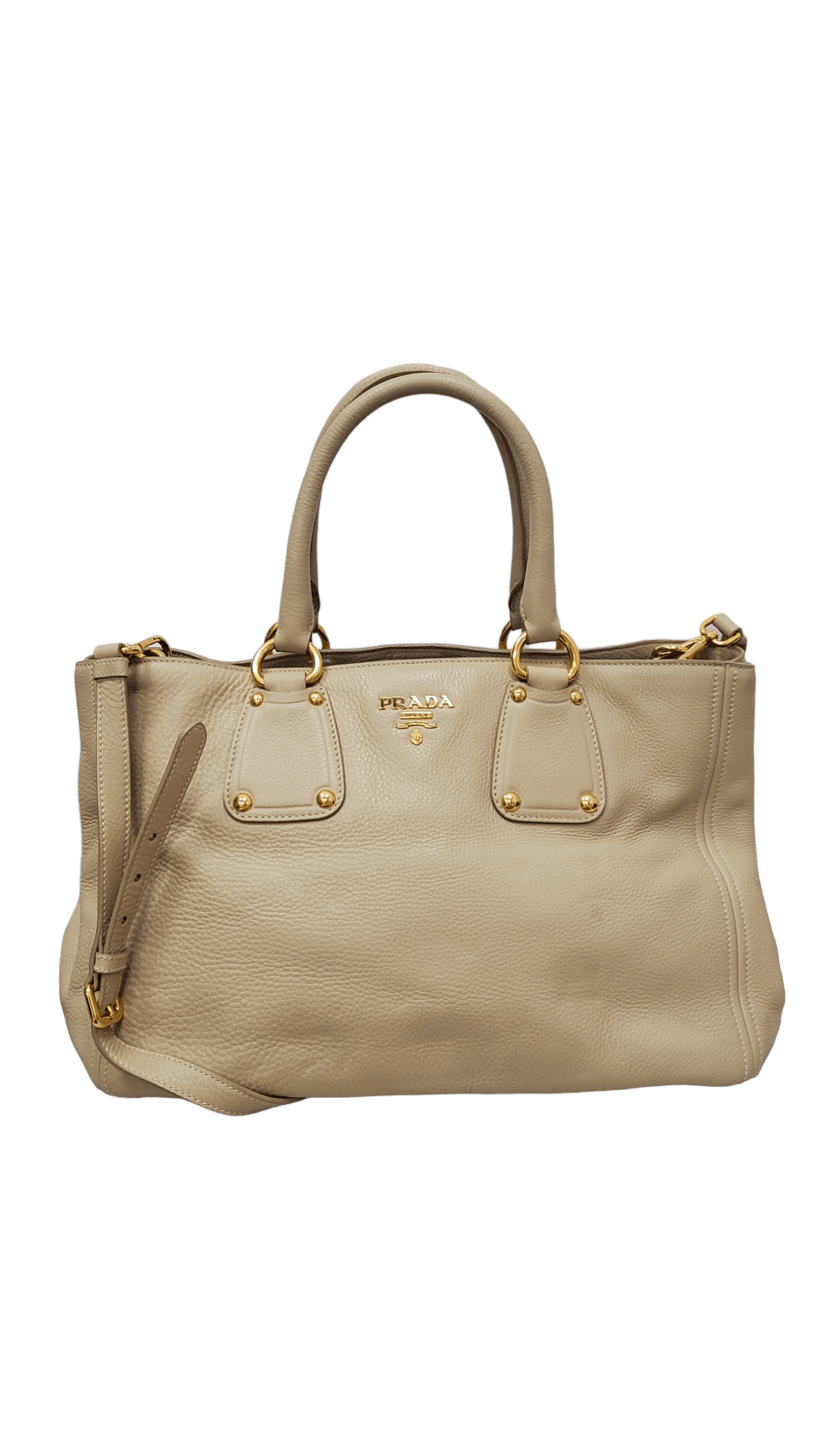 Prada Crossbody Beige Calfskin GHW SKC1348 – Luxury Promise