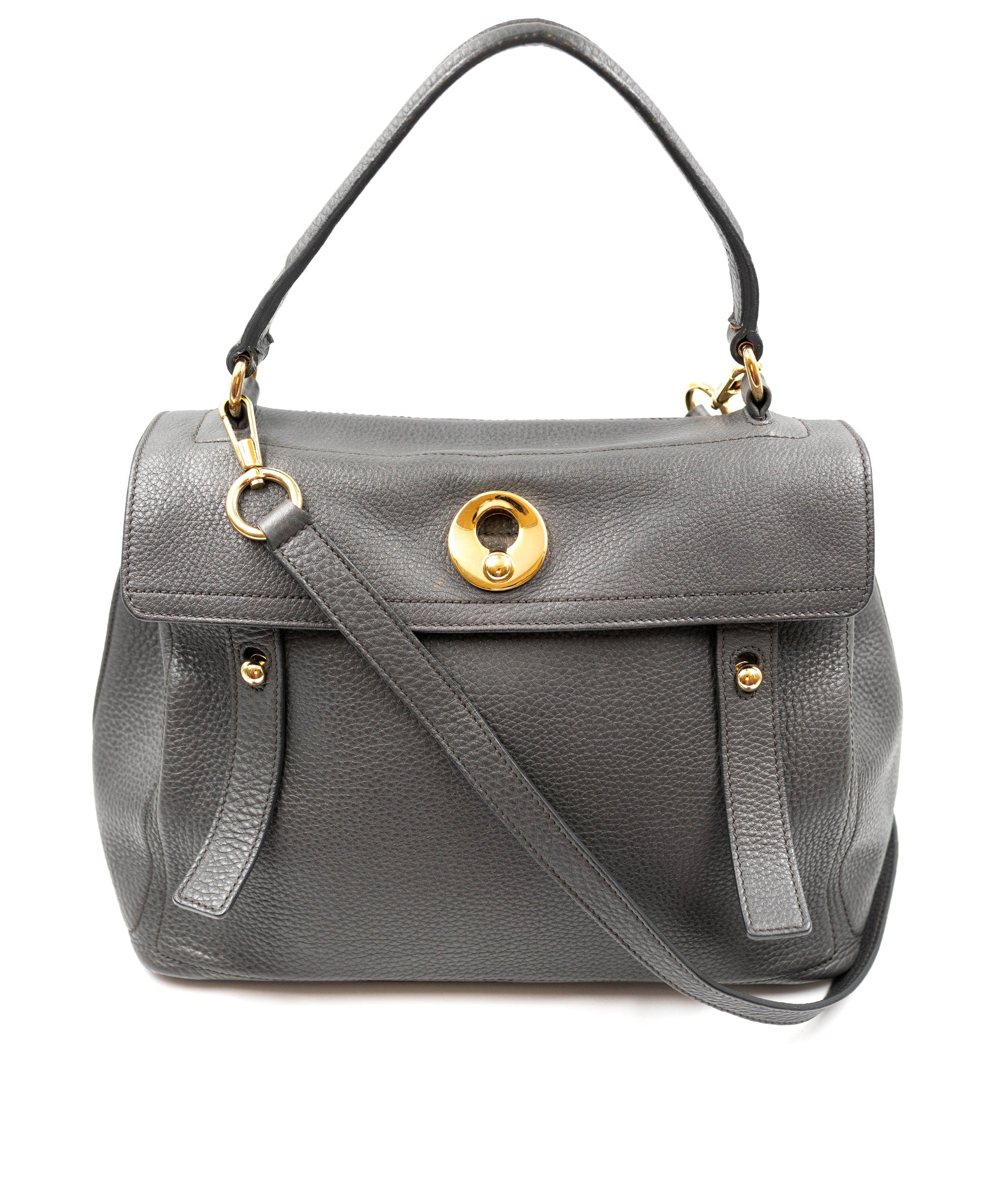 Yves Saint Laurent Beige Leather Muse Bag GHW - AGL1918 – Luxury Promise